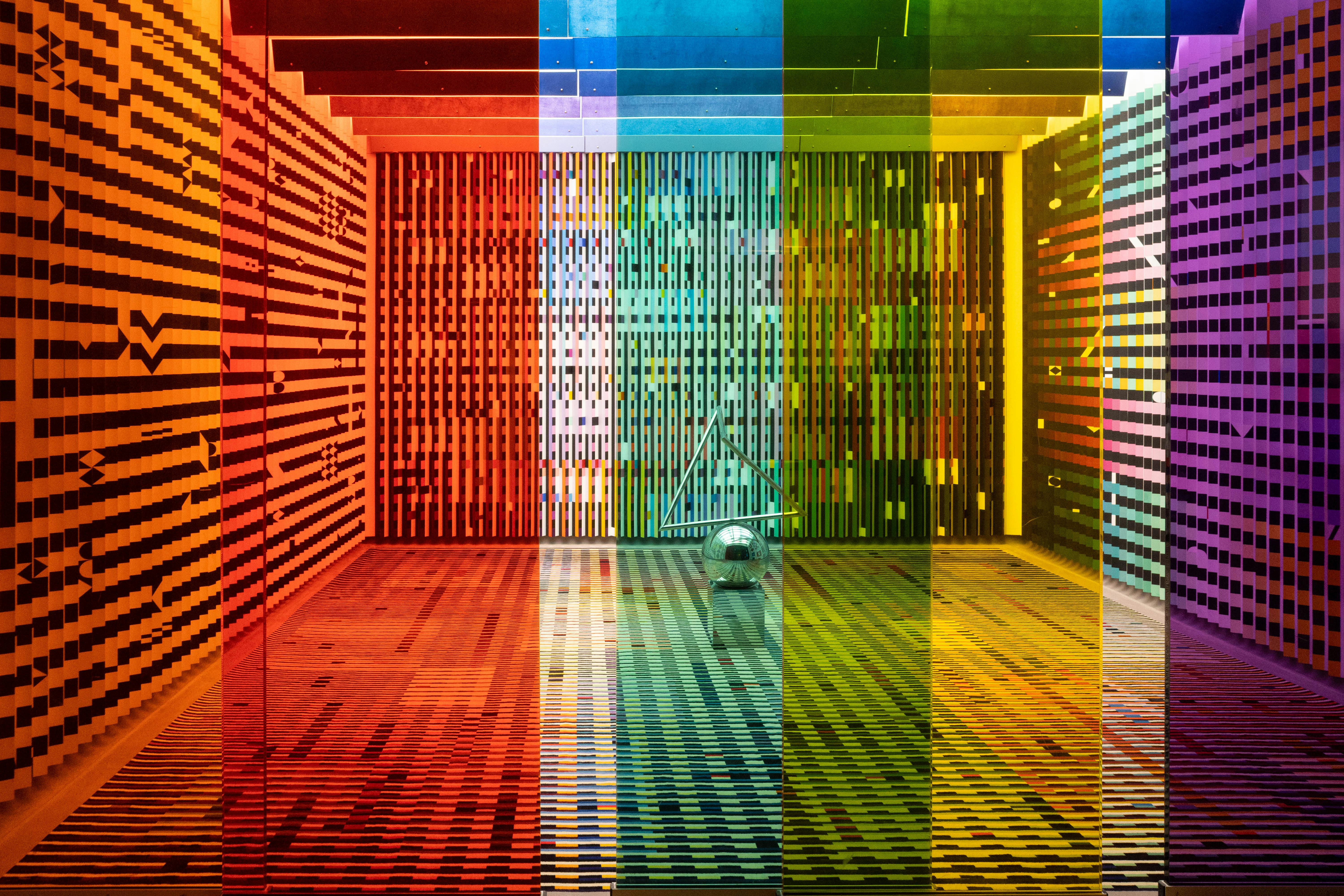 Colorful, Abstract Room · Free Stock Photo