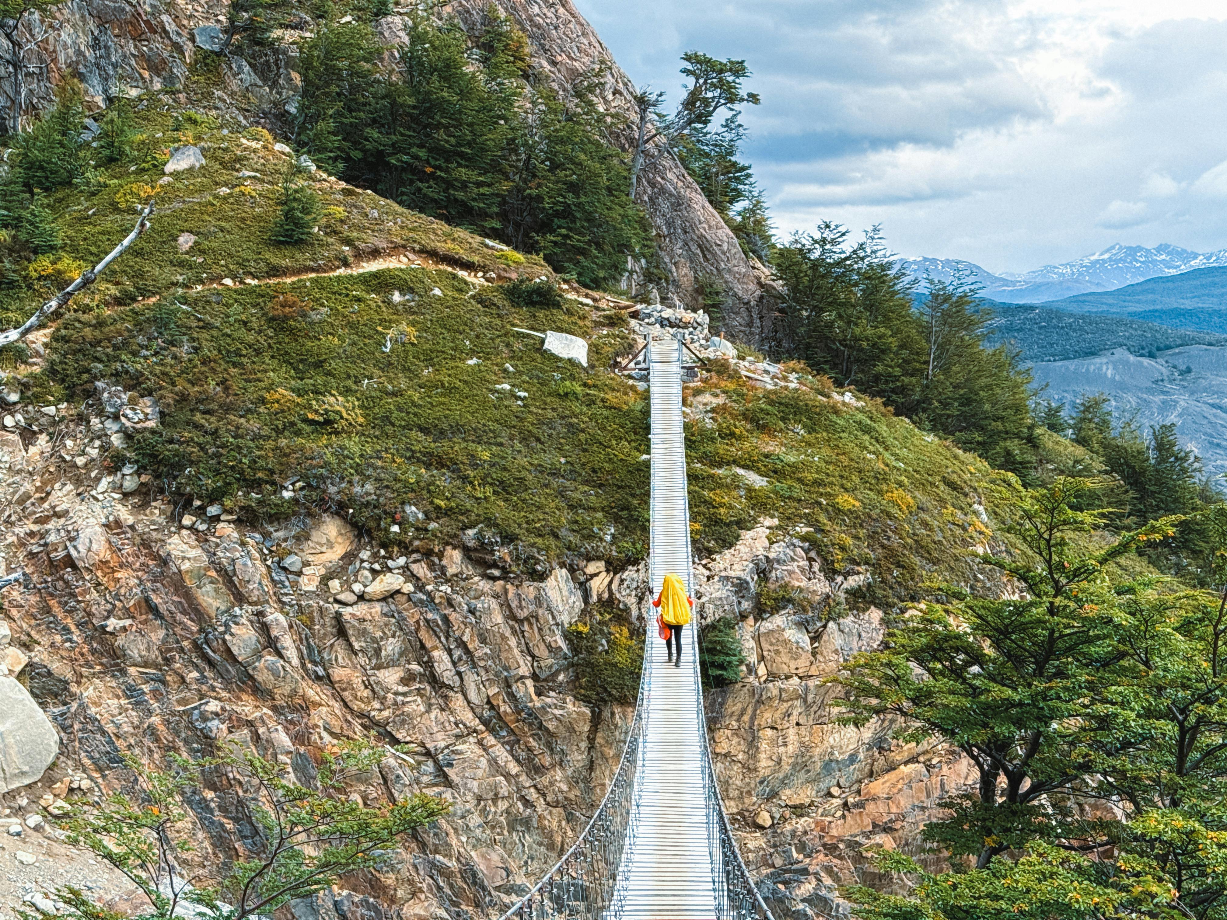 Footbridge on a Mountain · Free Stock Photo