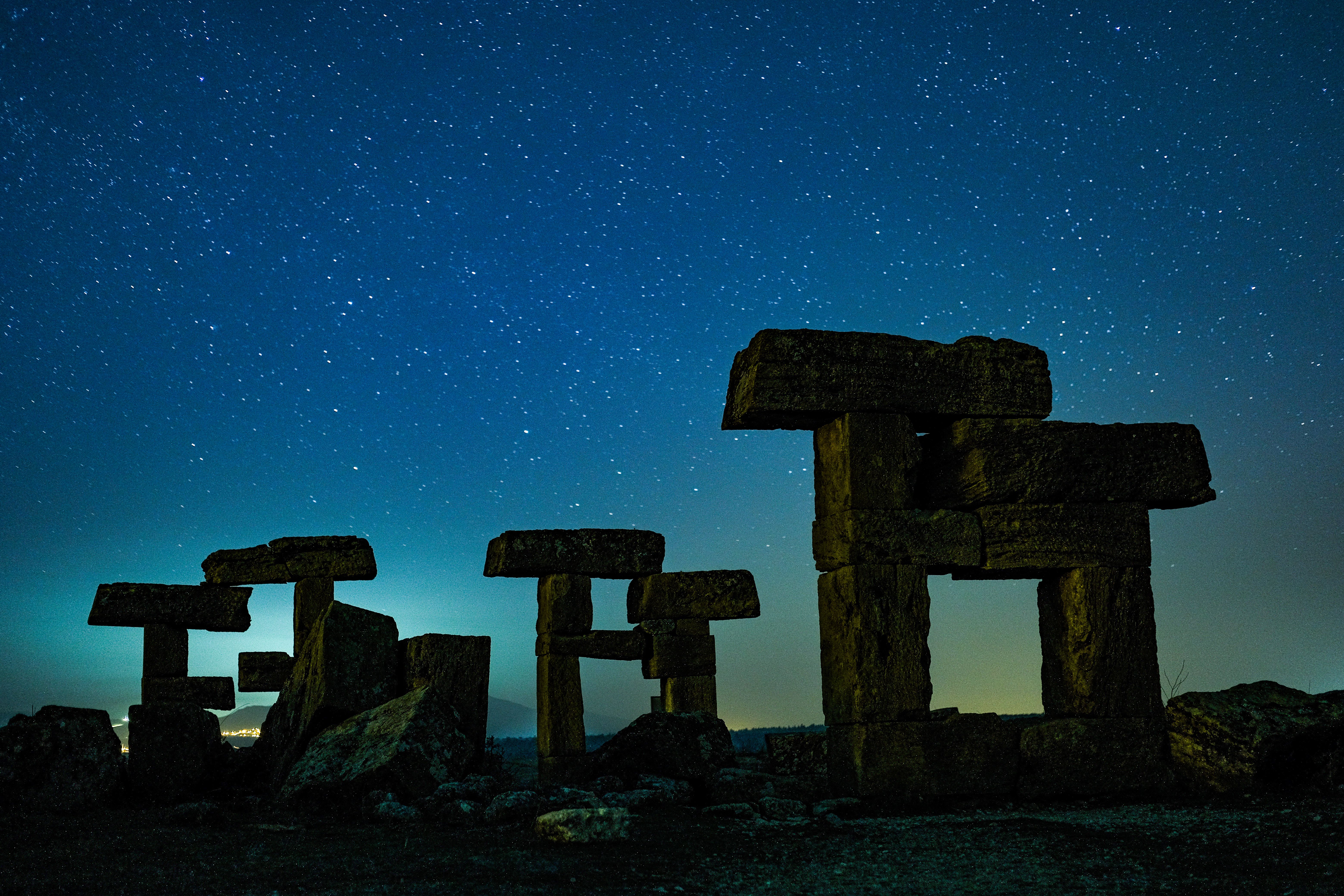 Ancient City of Blaundus at Dusk, Ulubey, Turkey · Free Stock Photo