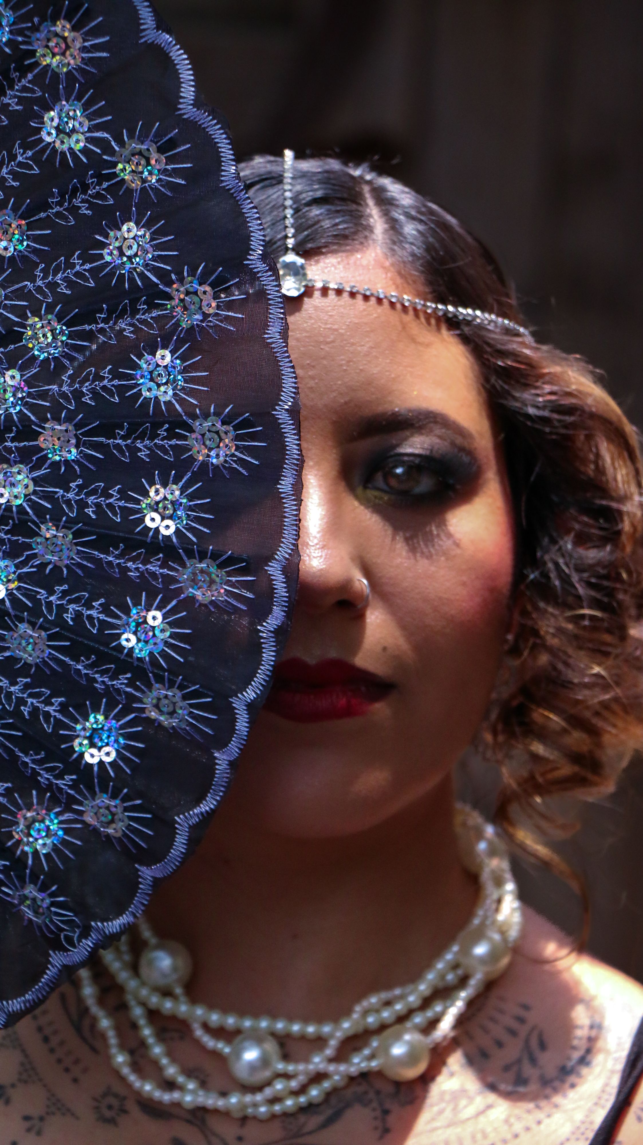 Fan over Woman Face · Free Stock Photo
