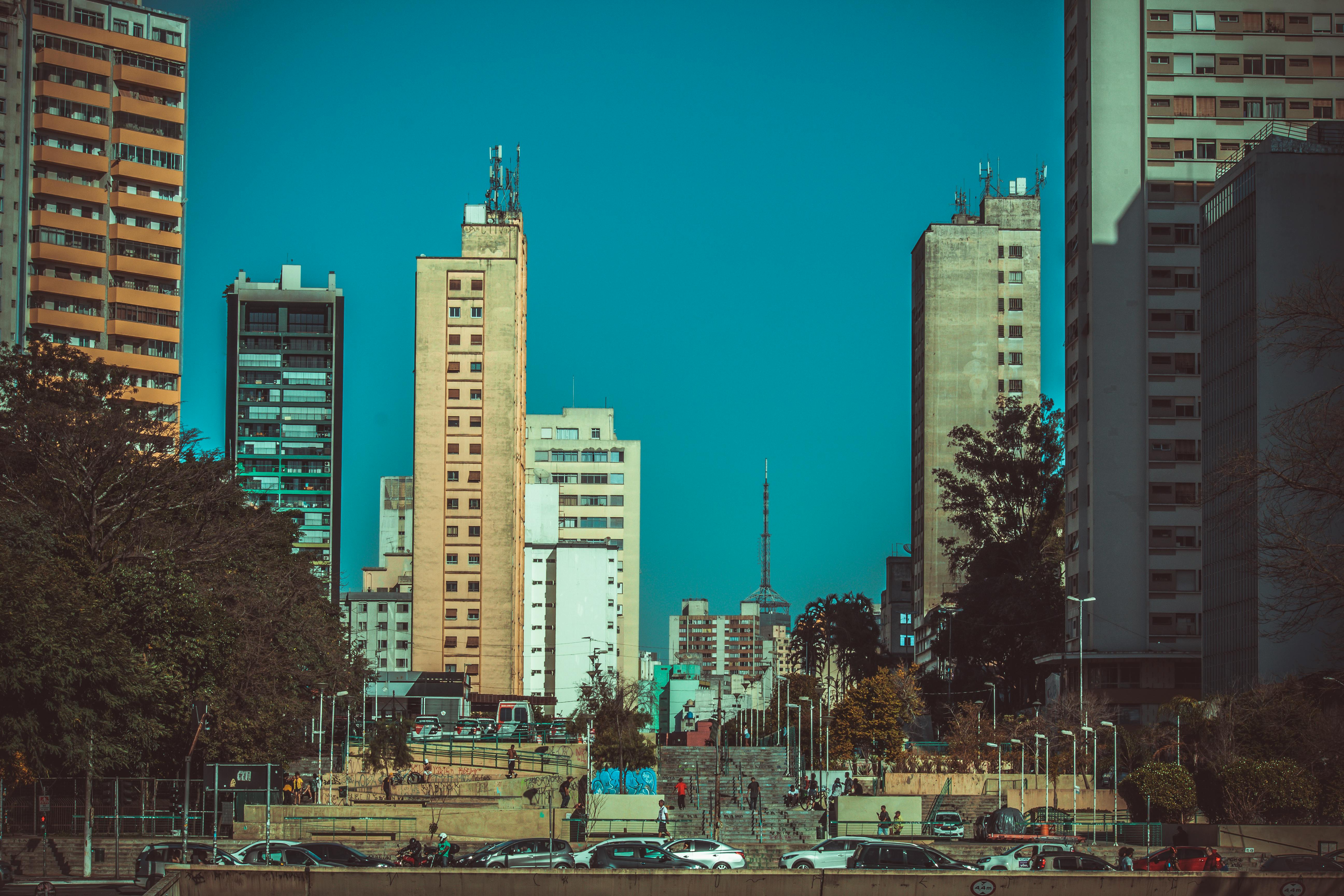 Photo of High-rise Buildings in a City · Free Stock Photo