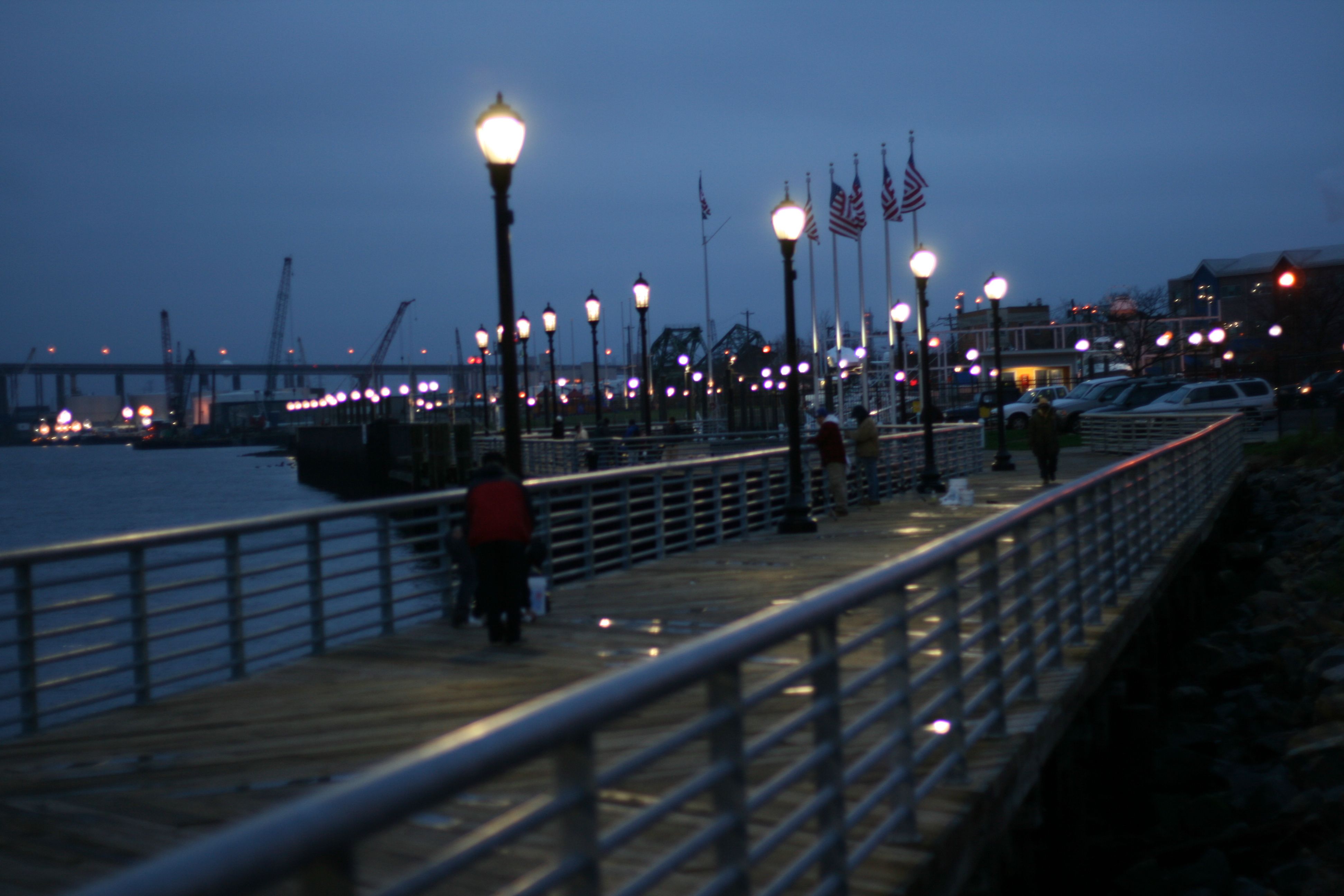 Free stock photo of boardwalk, night photography, night shot