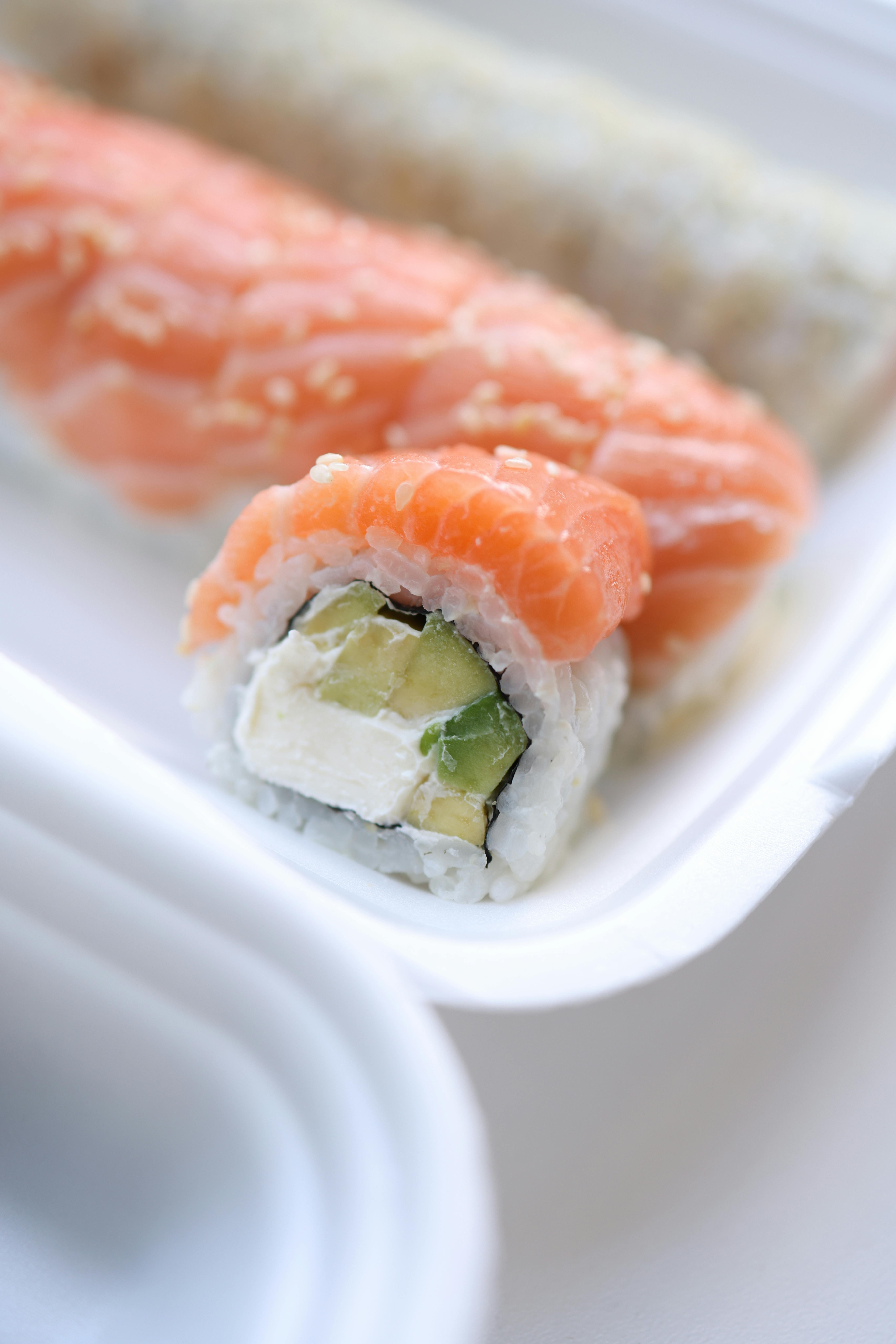 Cross Section of a Fresh Sushi · Free Stock Photo