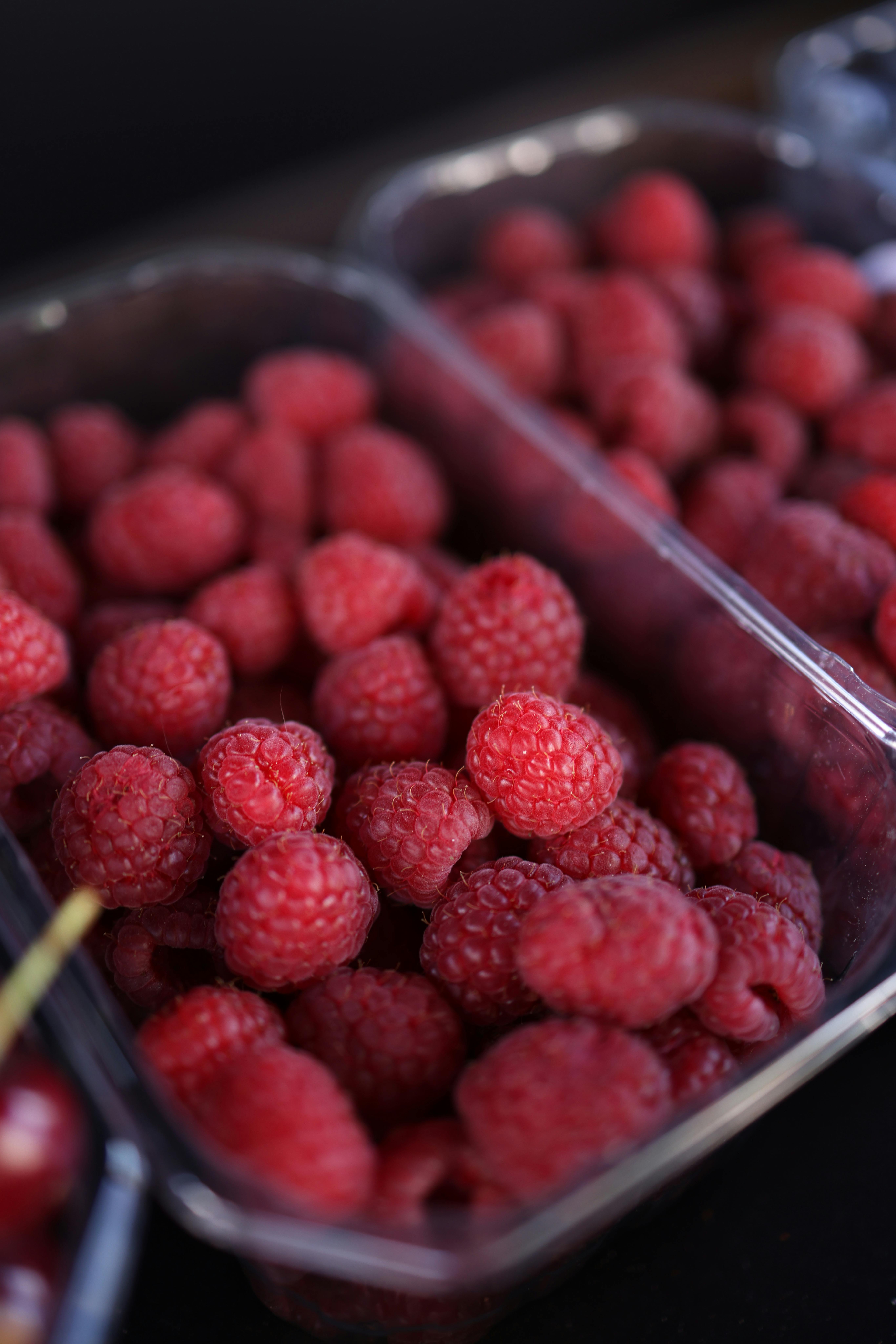 Pack of Fresh Raspberries · Free Stock Photo