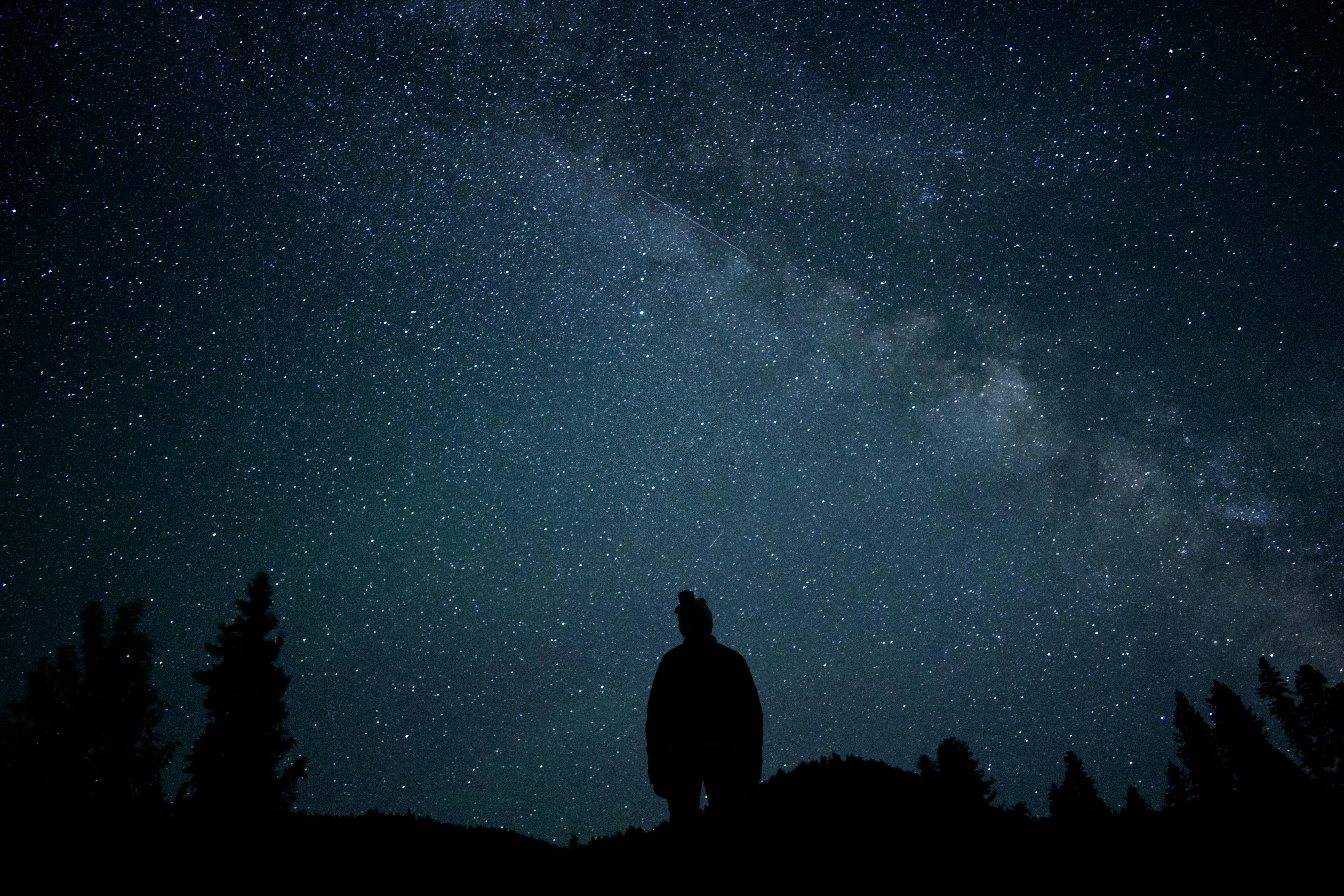 A Person Looking at the Stars · Free Stock Photo