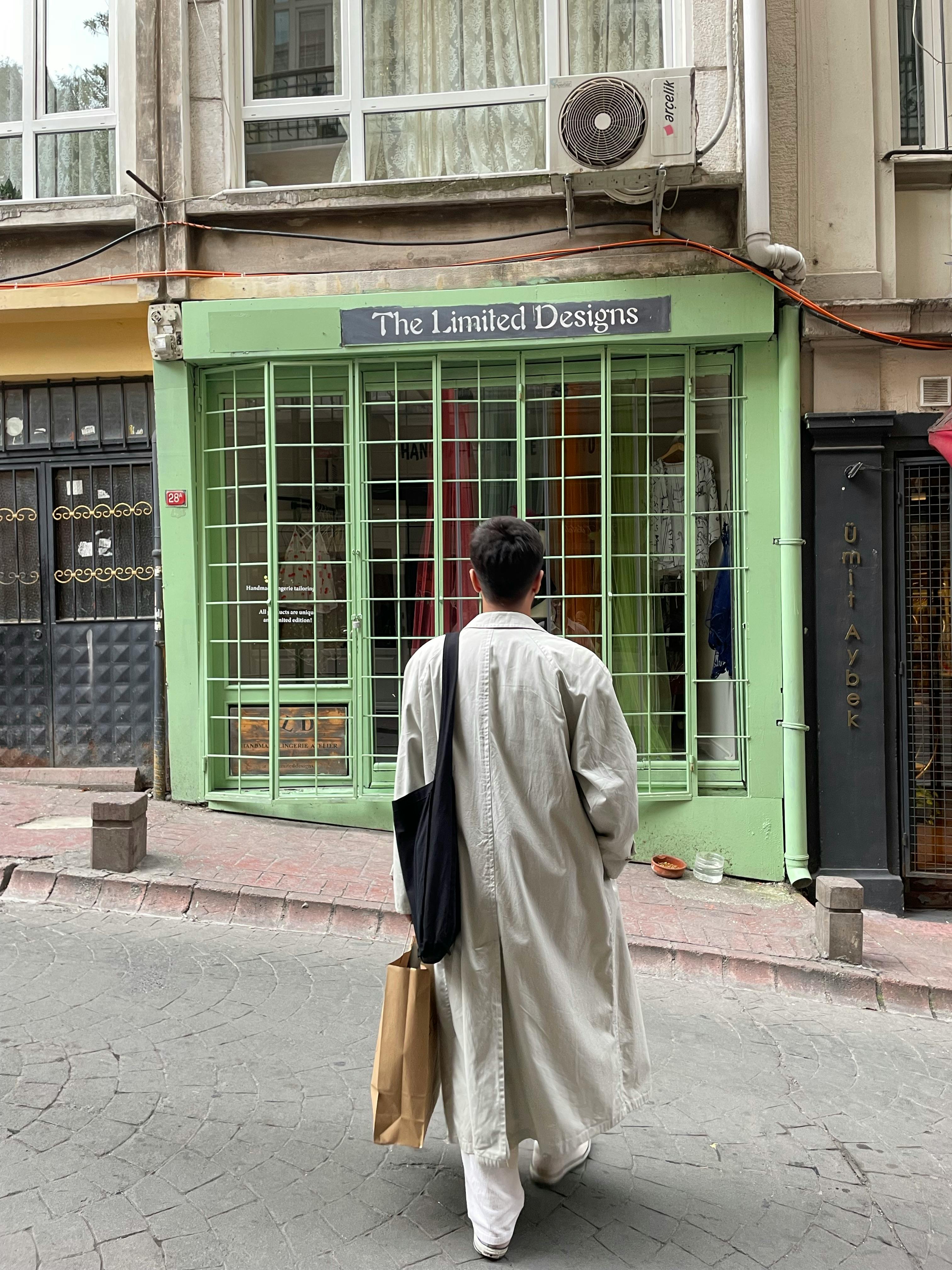 Man Walking Towards a Shop · Free Stock Photo