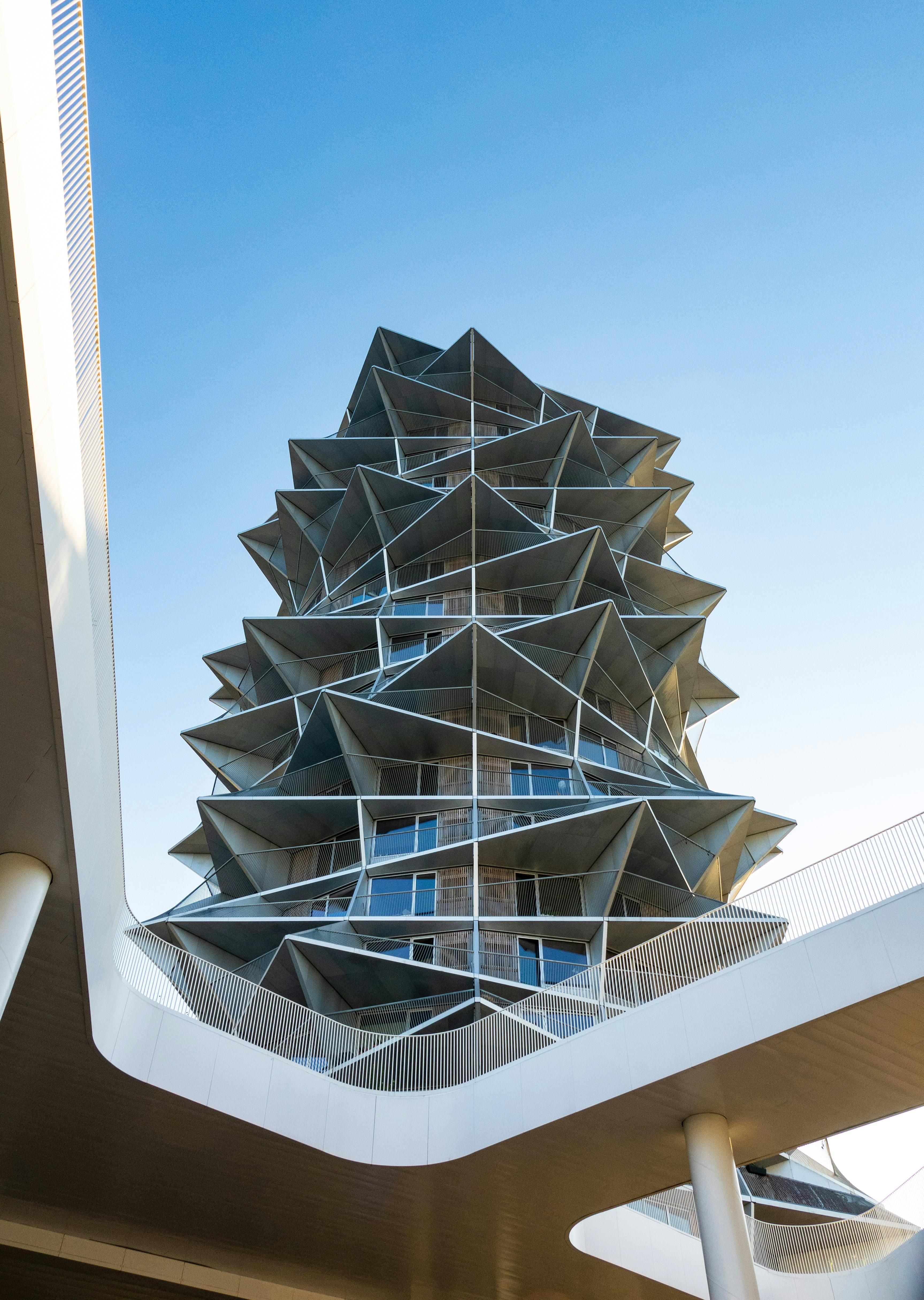 Modern Pointy Building of Kaktus Towers in Copenhagen in Denmark · Free ...