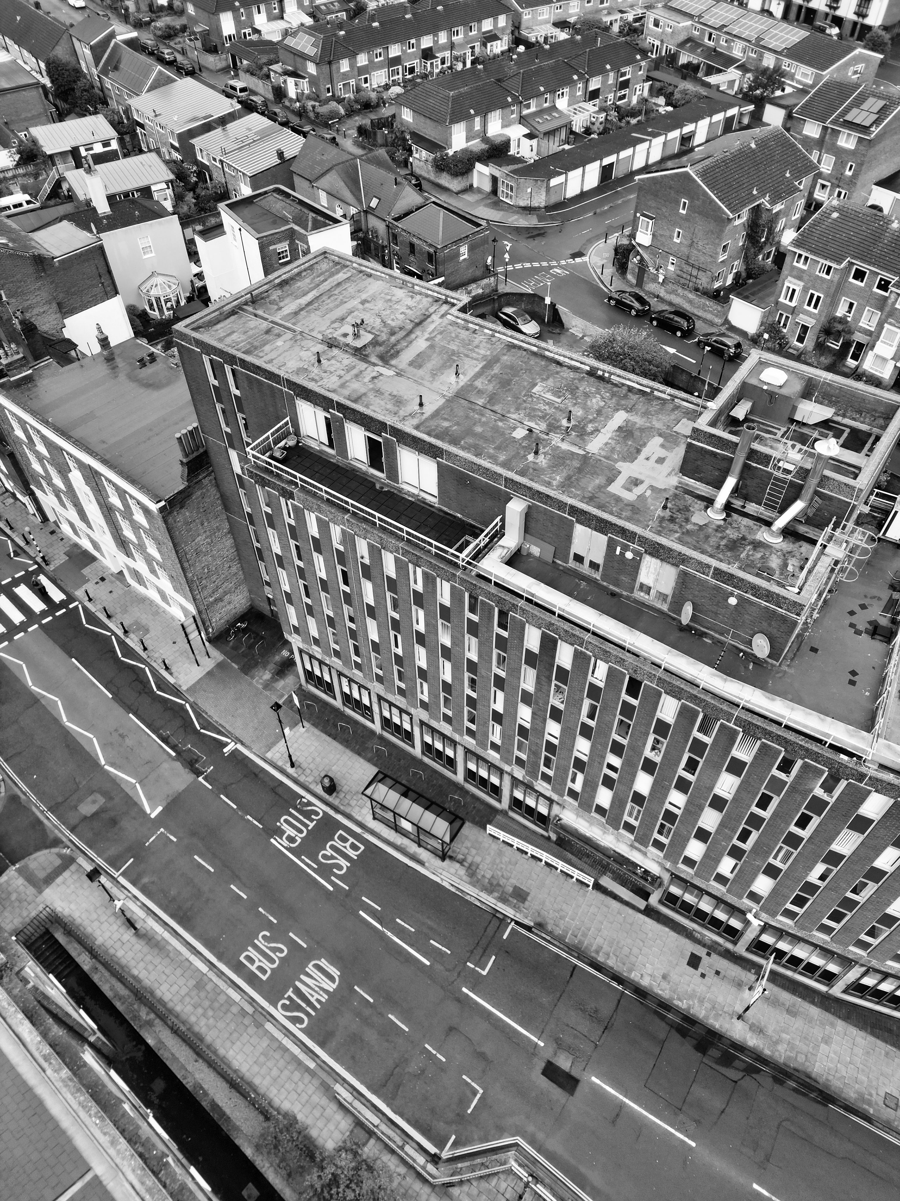 High Angle View of a City Street · Free Stock Photo