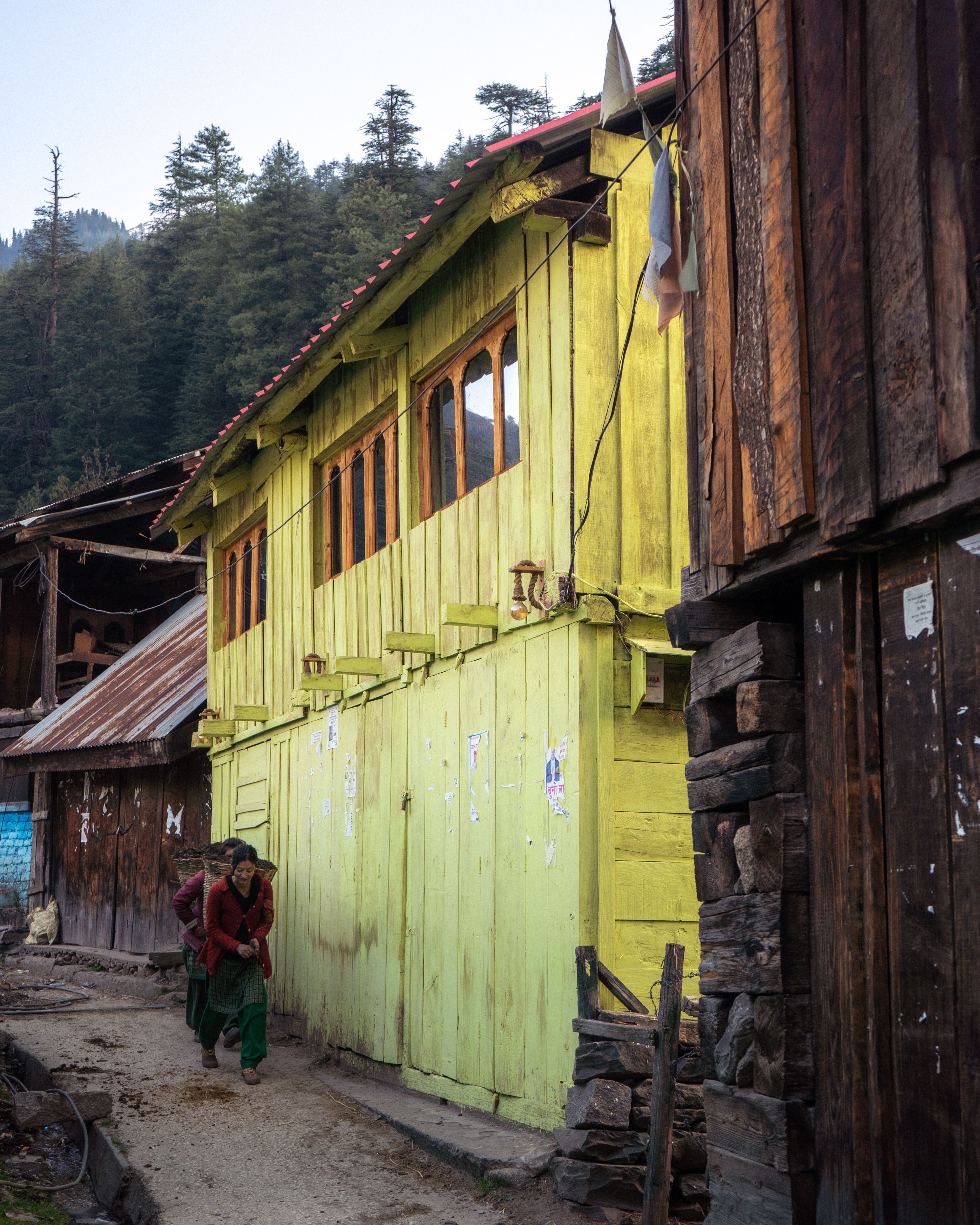 Yellow Building in Village · Free Stock Photo
