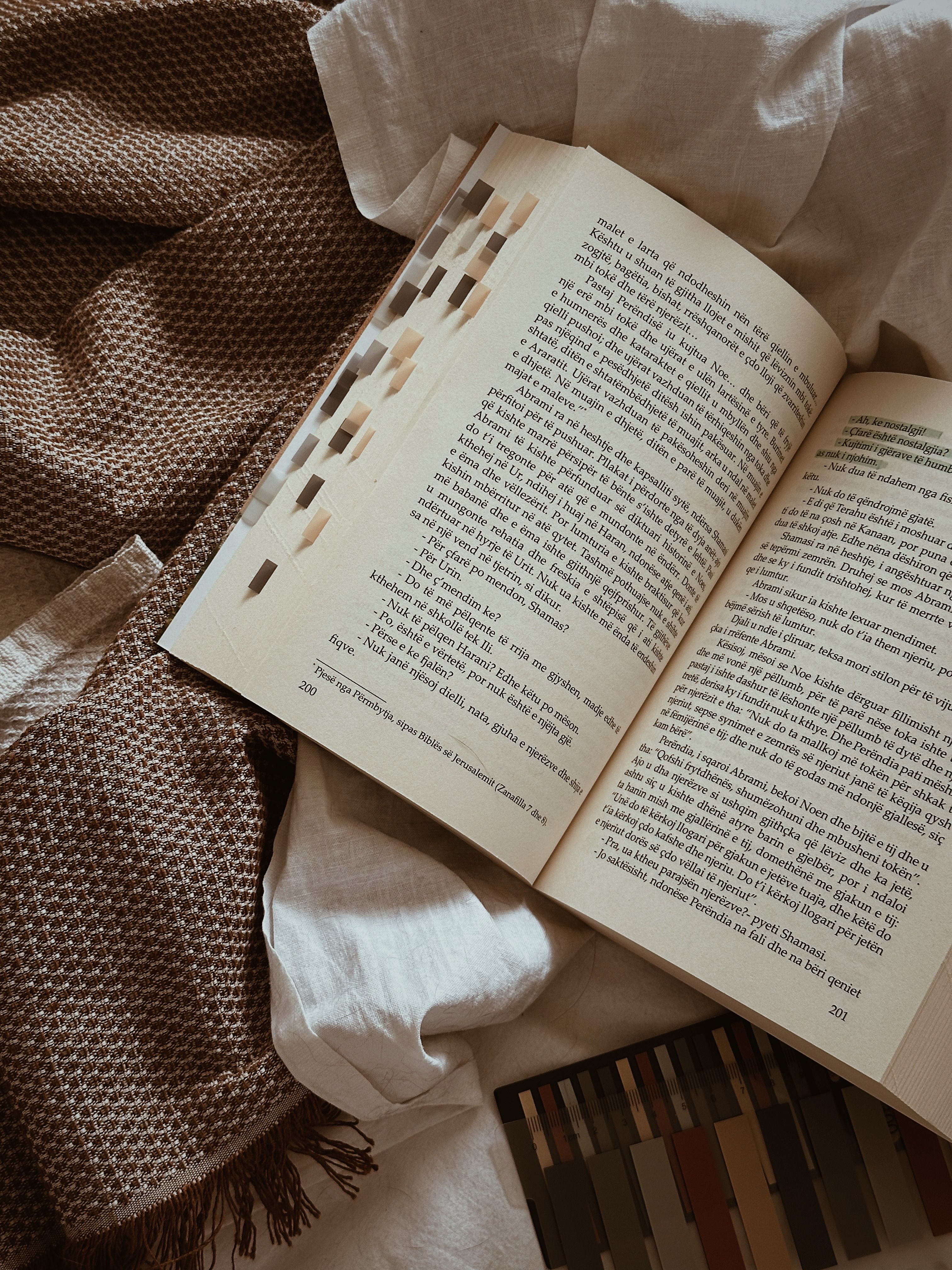 Top View of Open Book · Free Stock Photo