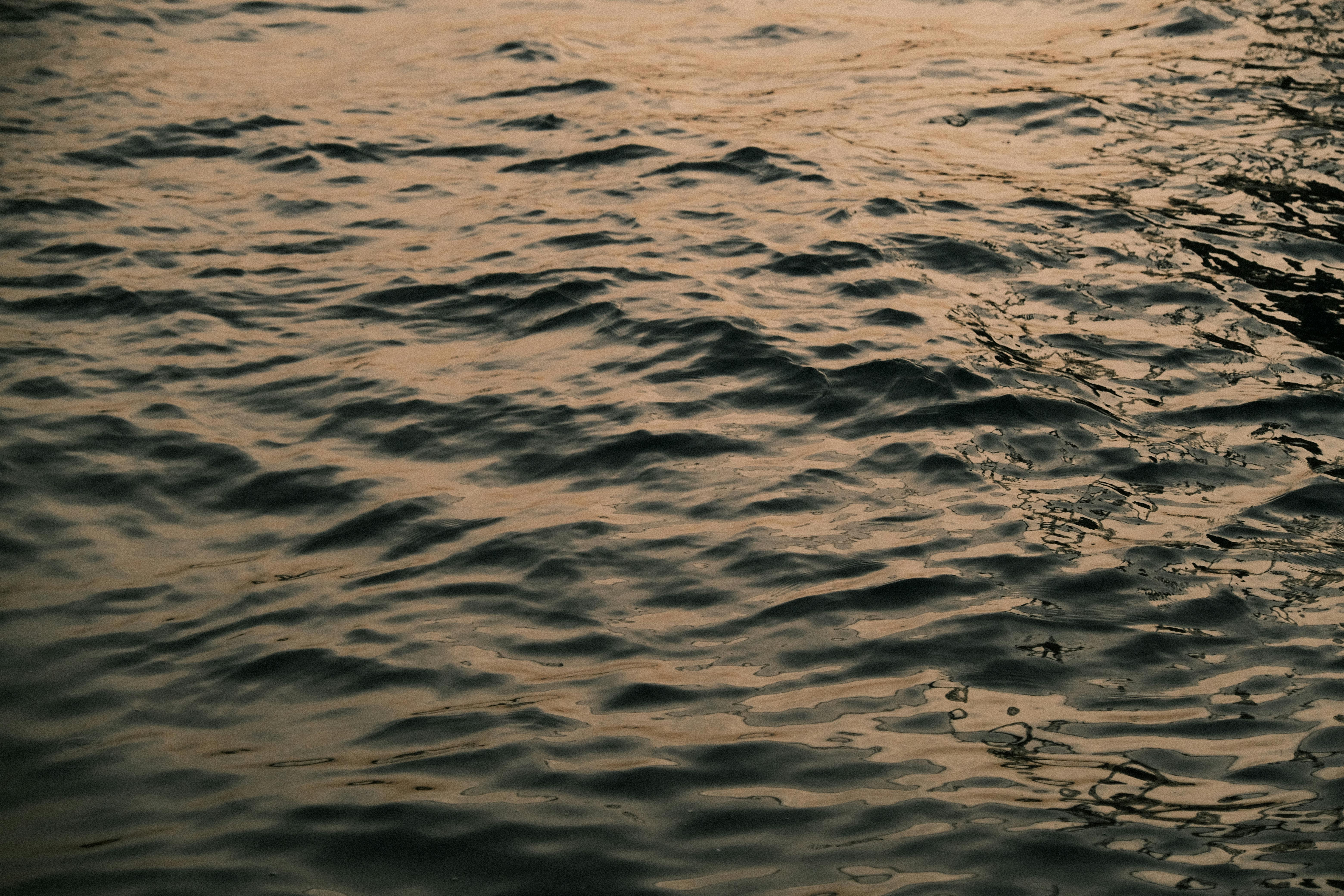 Close-up of the Undulating Sea Surface · Free Stock Photo