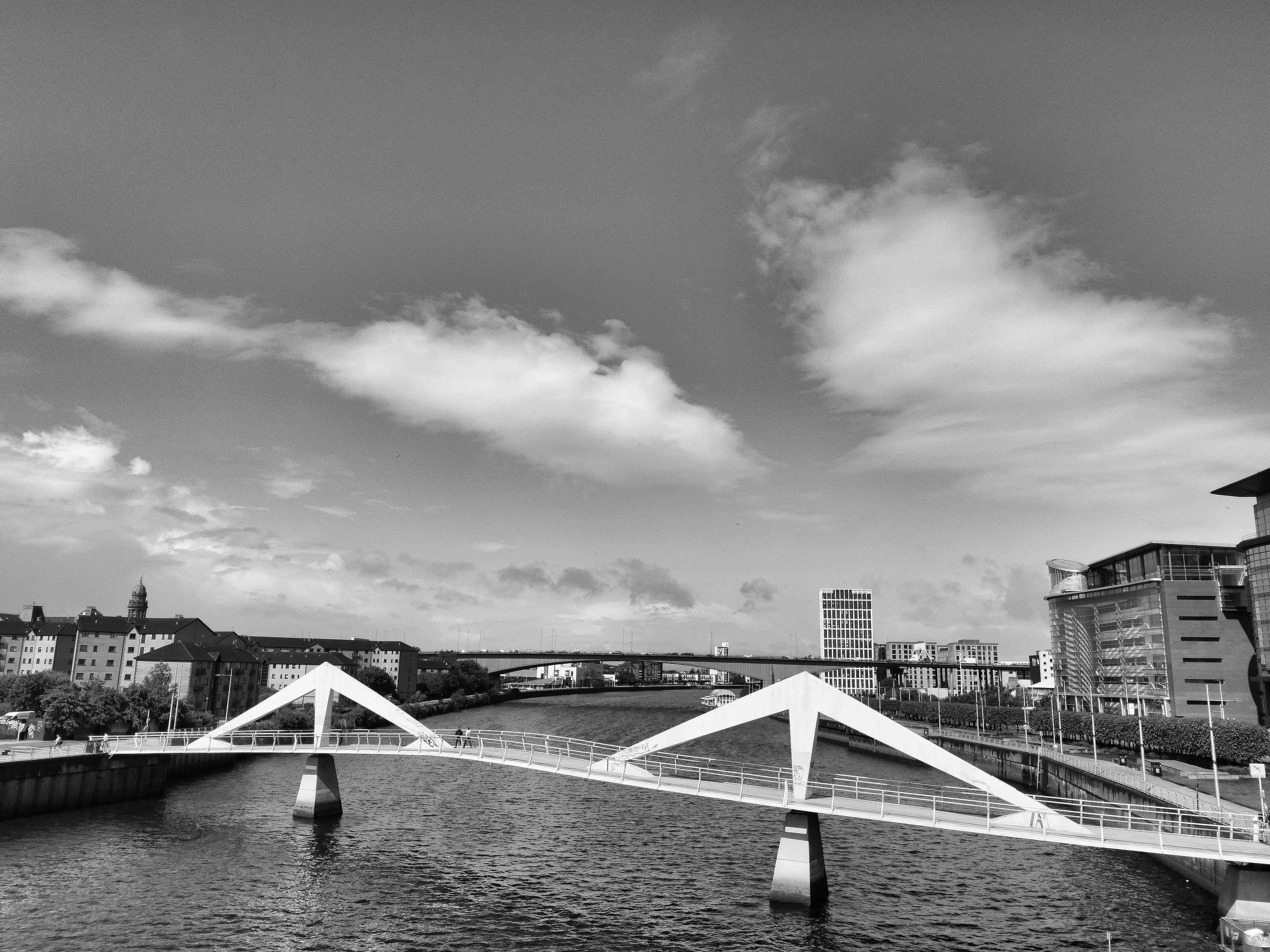 Squiggle Bridge in Glasgow in Scotland · Free Stock Photo