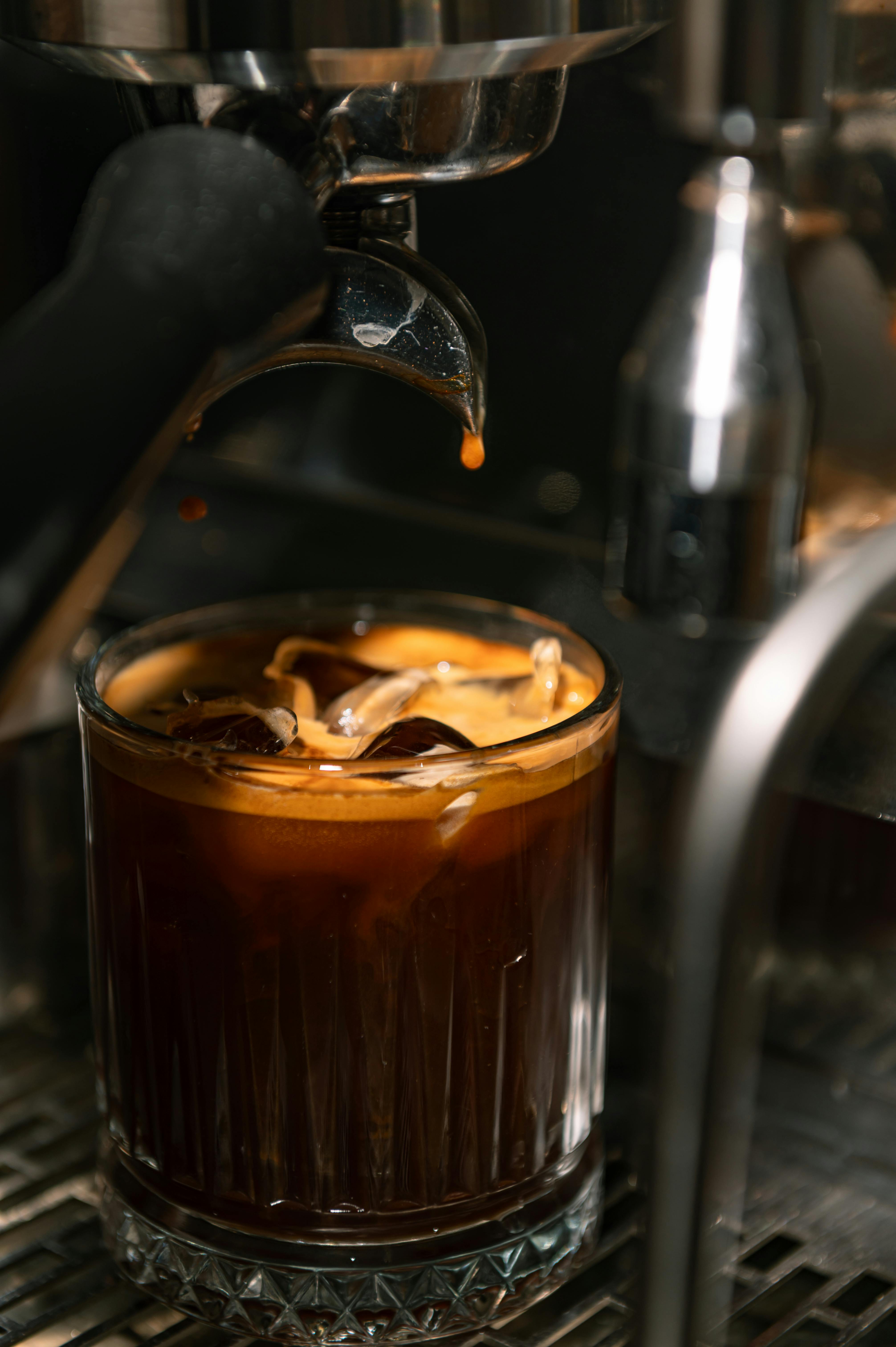 Photo of Open Coffee Press Beside Glass · Free Stock Photo