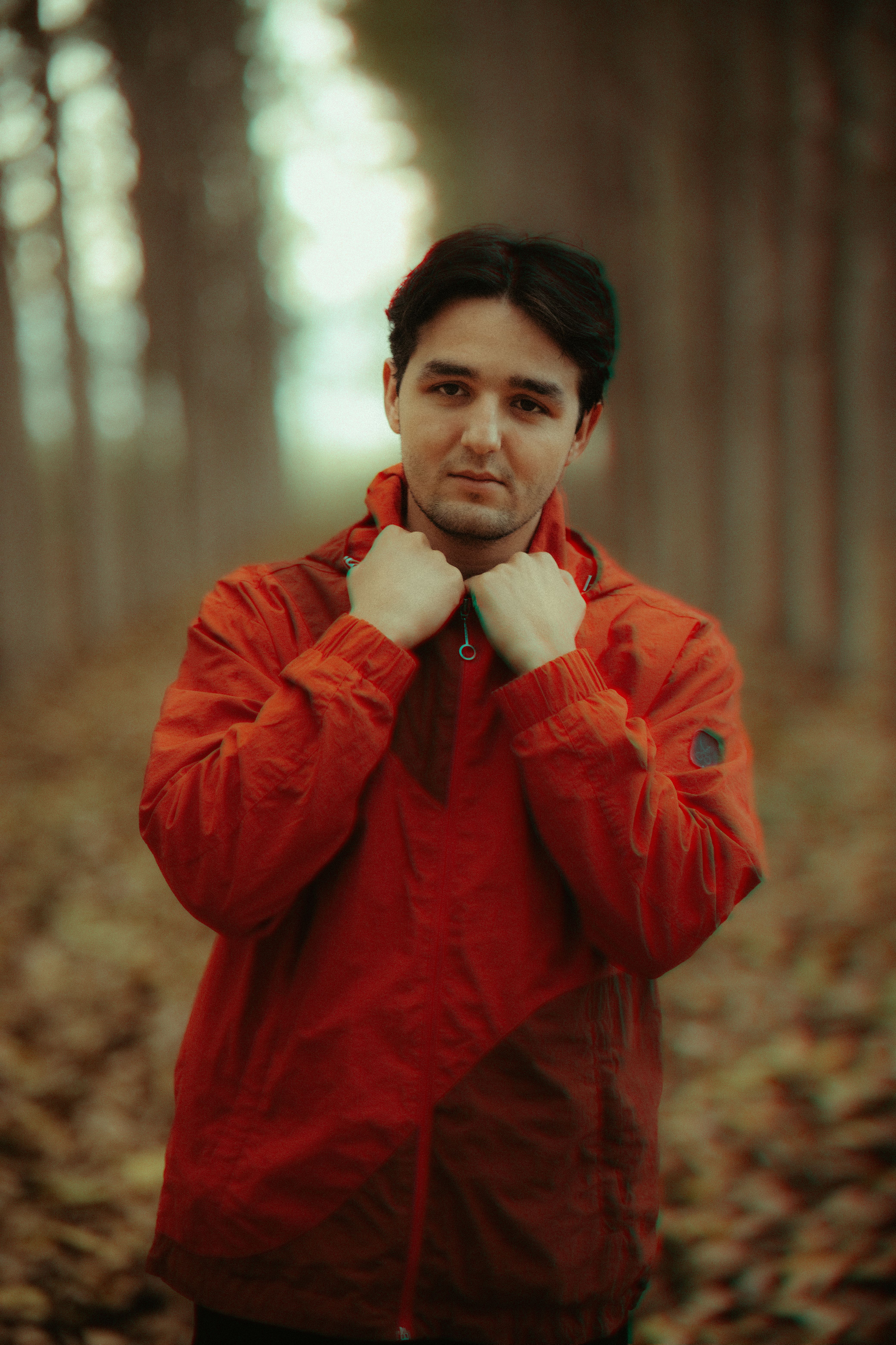 Man in Red Outdoor Jacket · Free Stock Photo