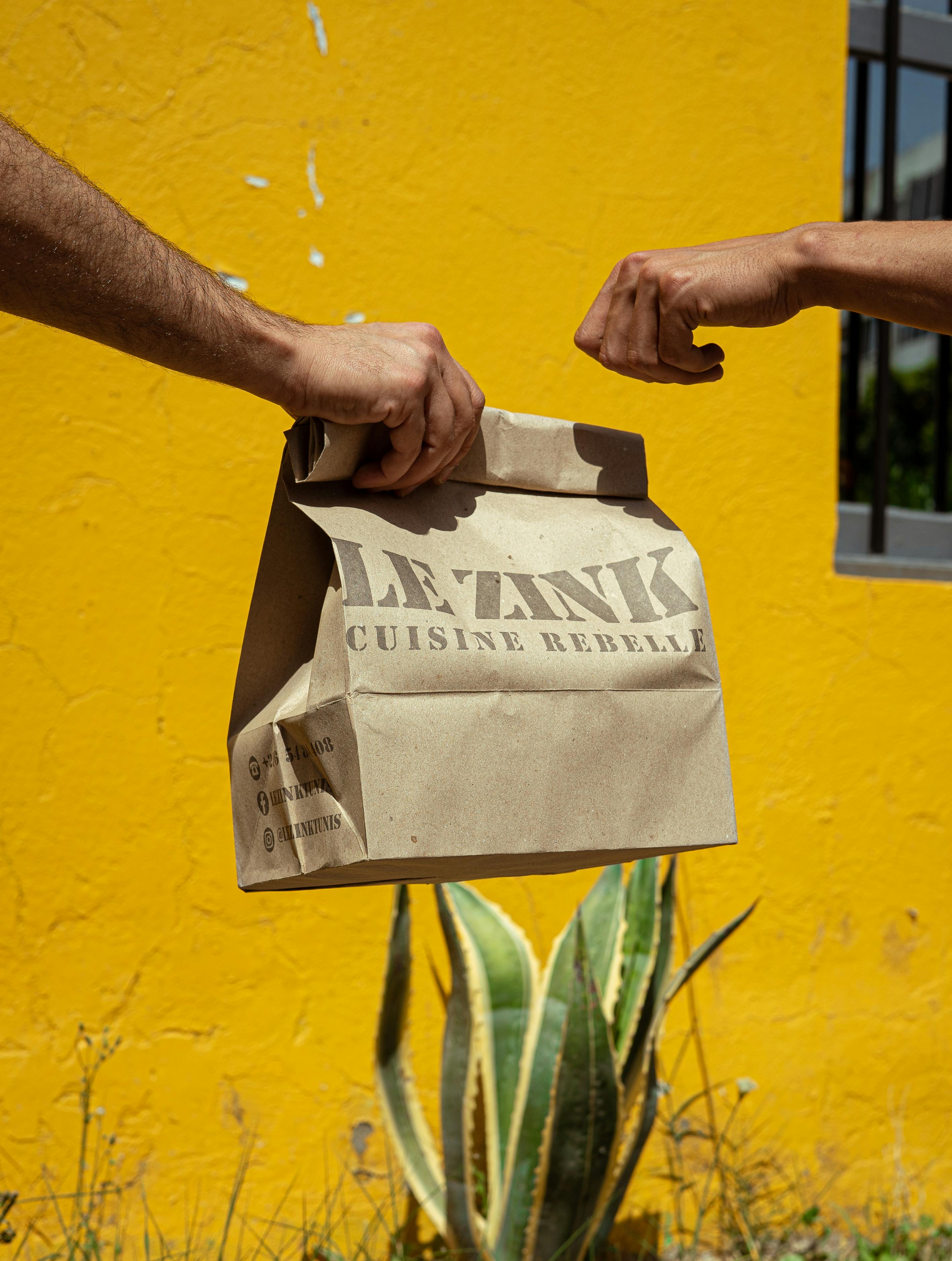 Person Delivering Food · Free Stock Photo