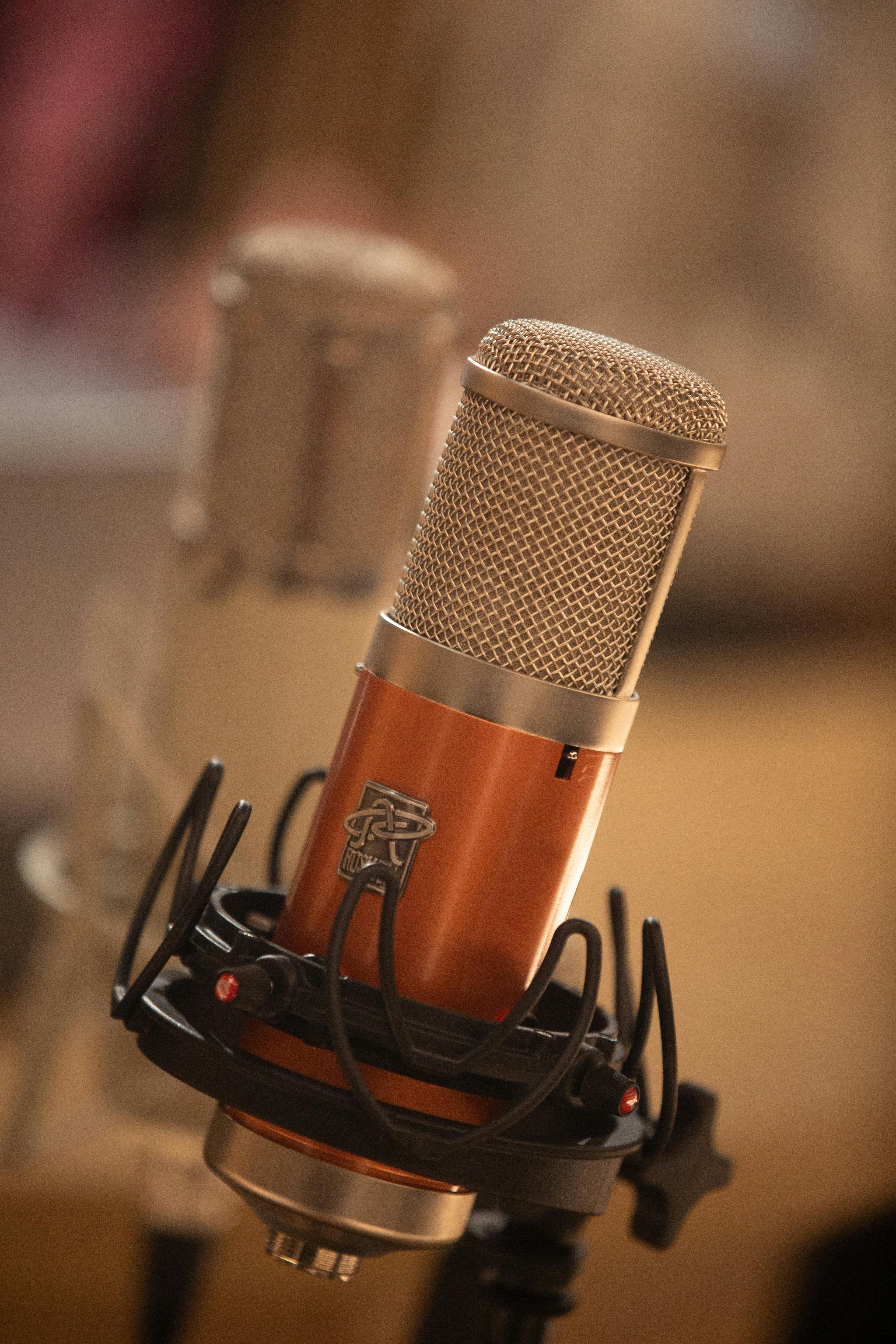 Microphone in Close Up · Free Stock Photo