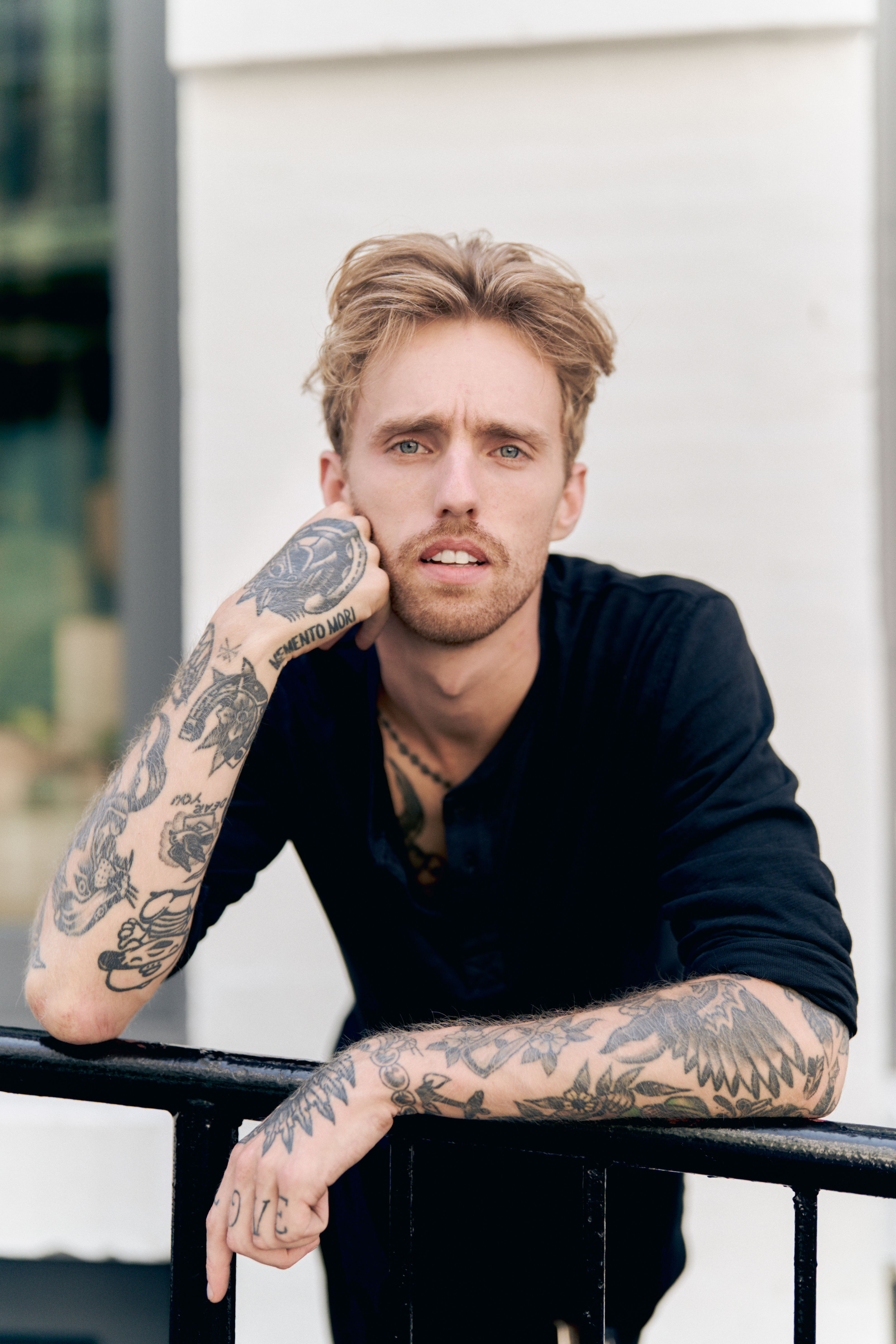 Portrait of Man with Tattoos · Free Stock Photo