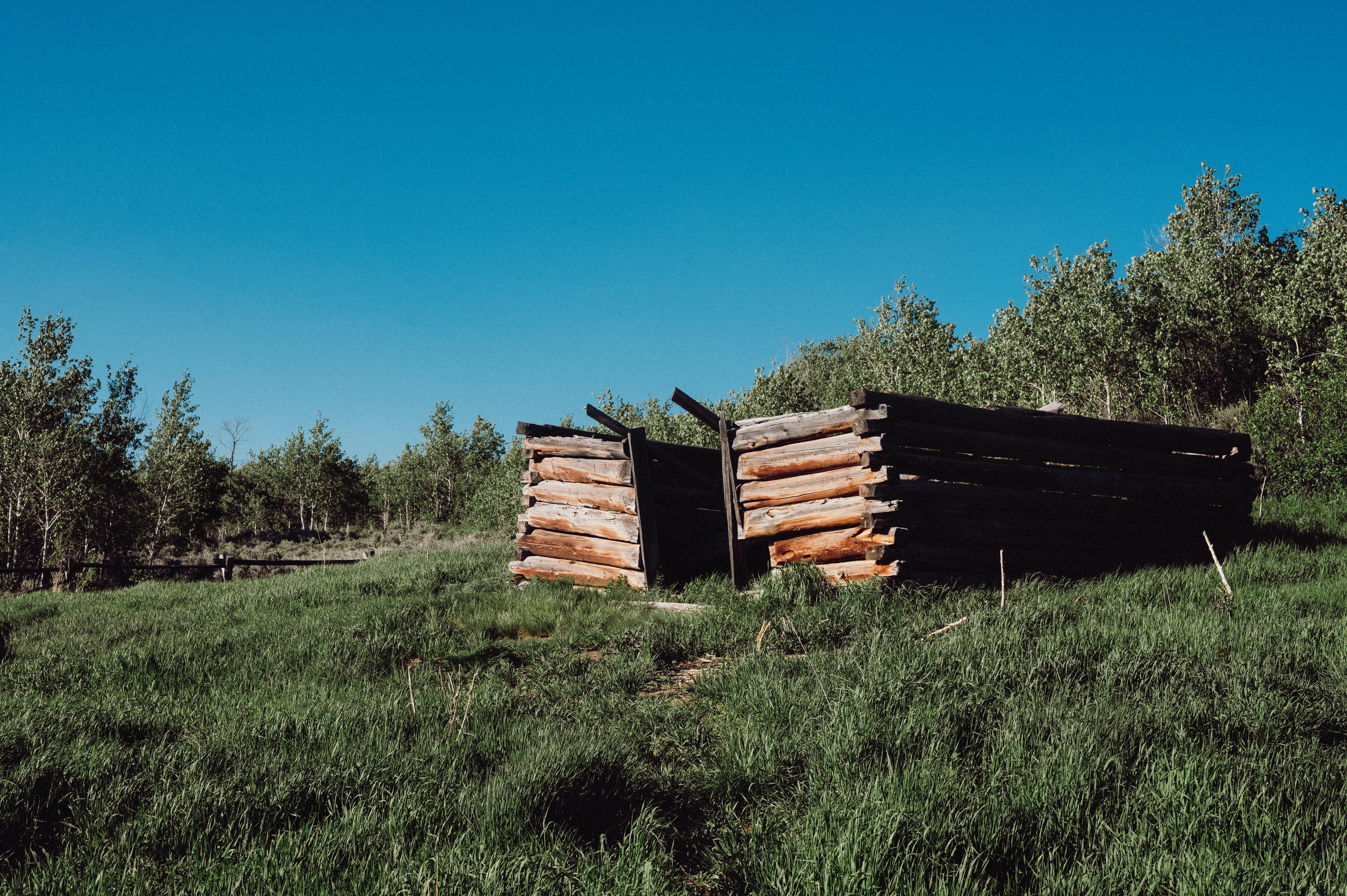Incomplete Log Cabin · Free Stock Photo