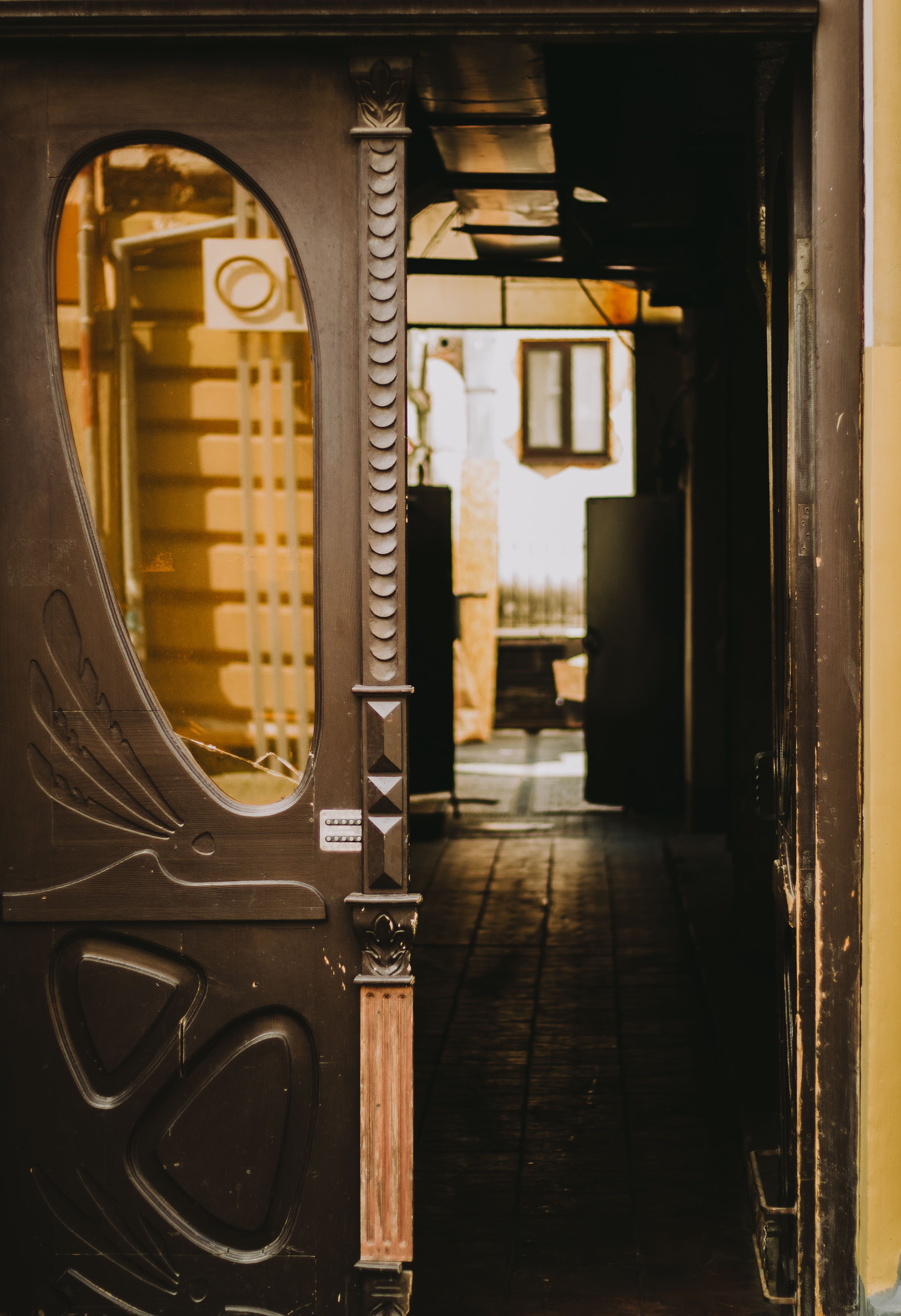 Hallway behind Door in Doorway · Free Stock Photo
