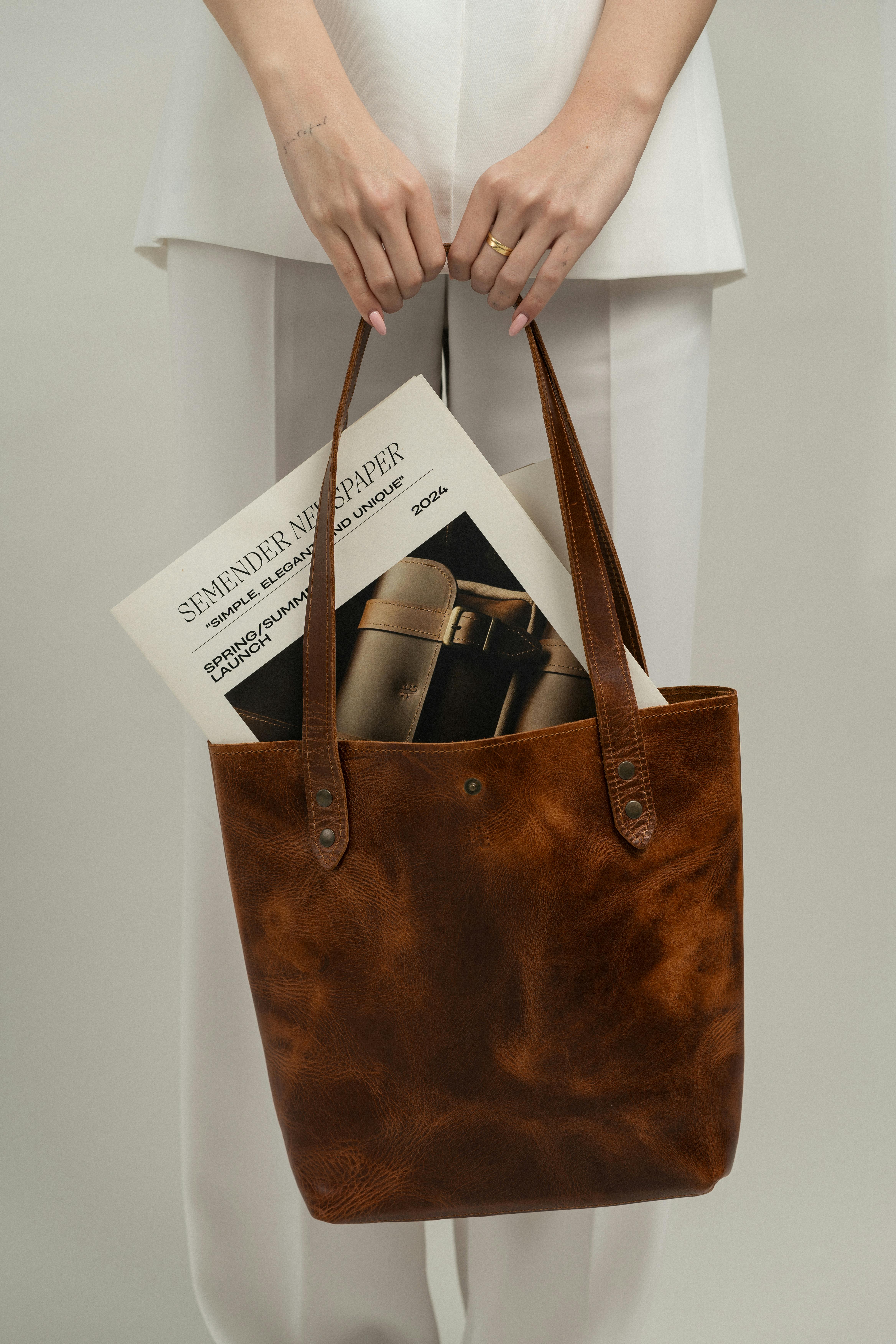 Woman Hands Holding Bag · Free Stock Photo