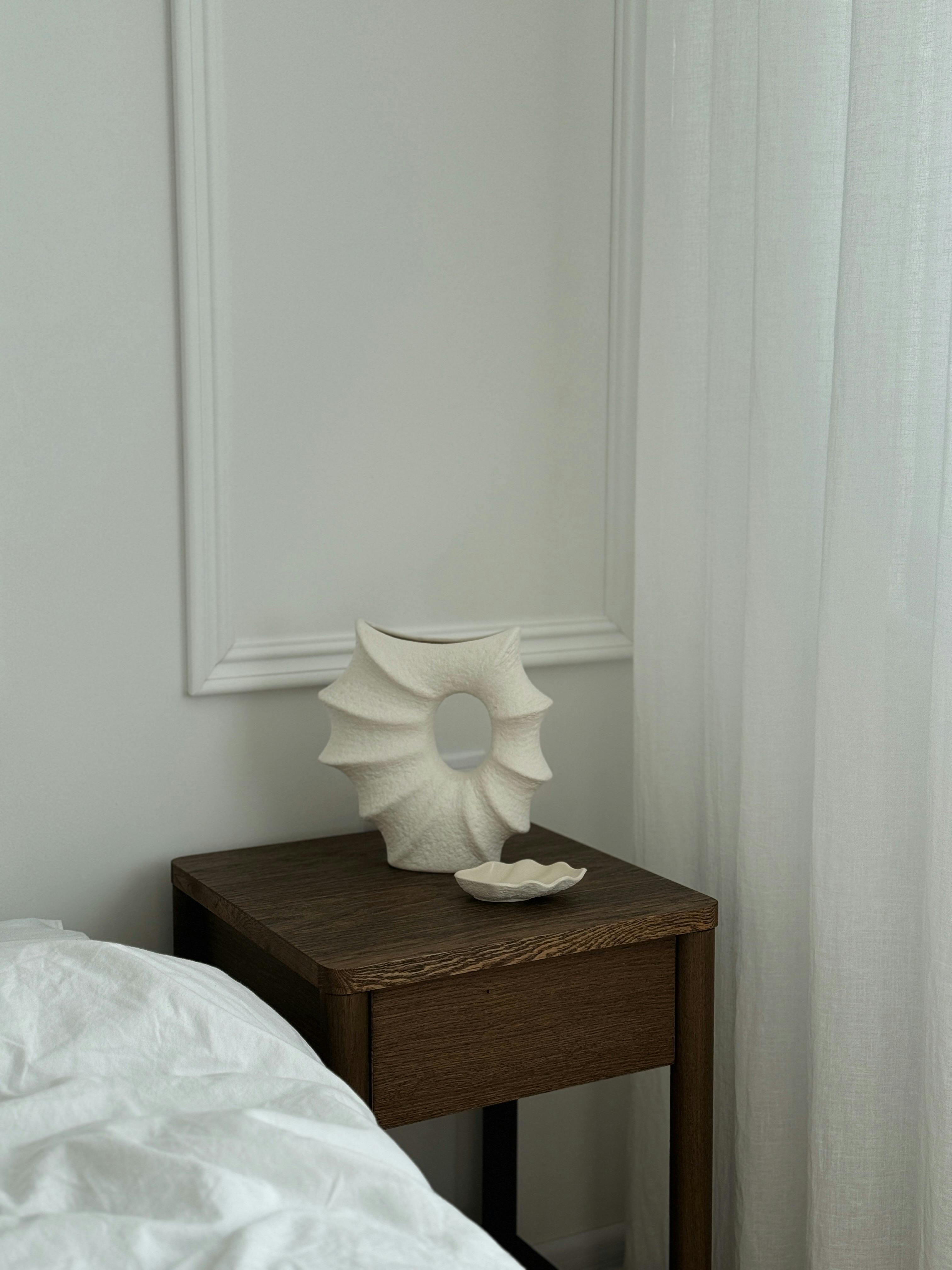 Vase on Night Stand · Free Stock Photo