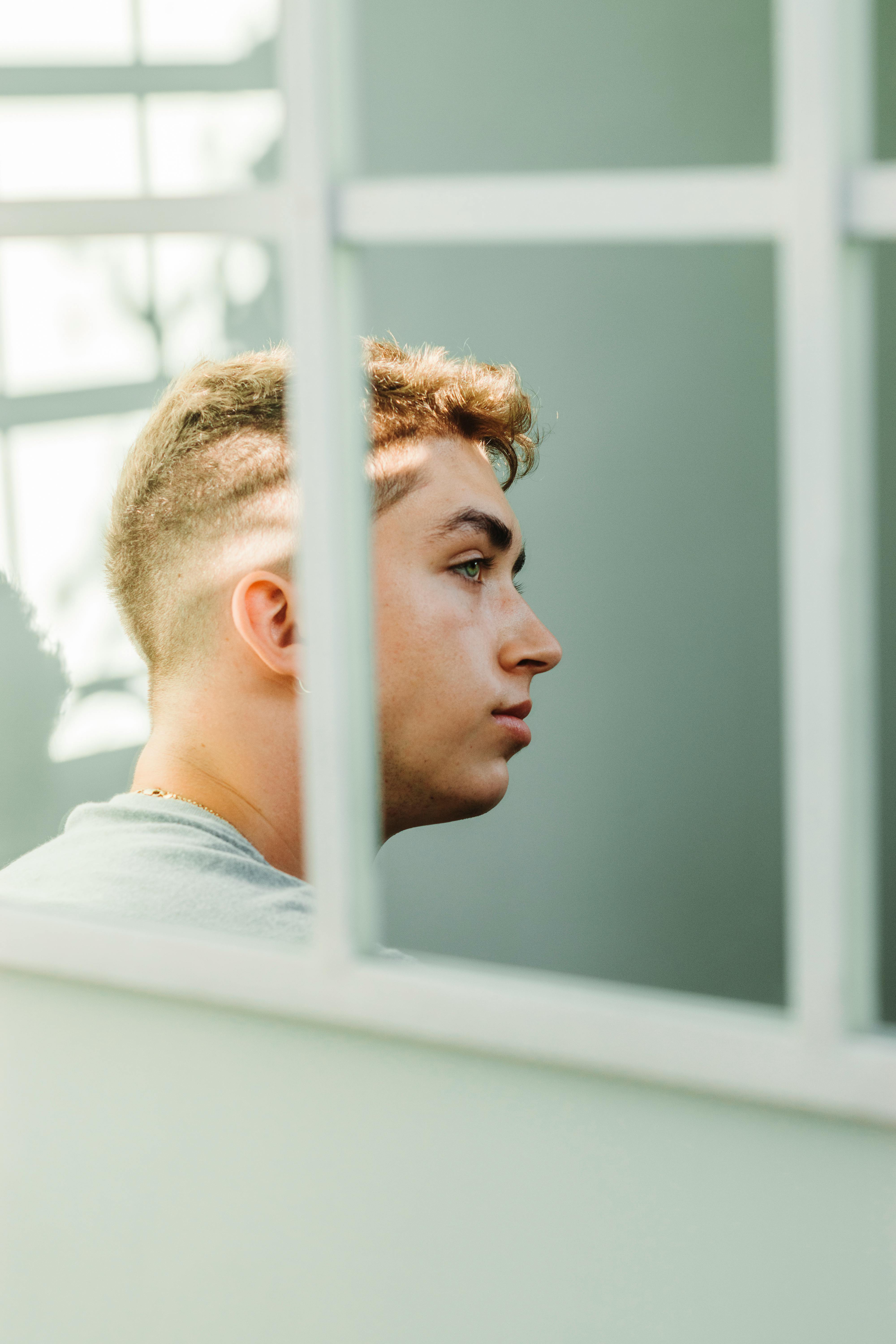 Side View Photography of Man While Closing His Eyes · Free Stock Photo