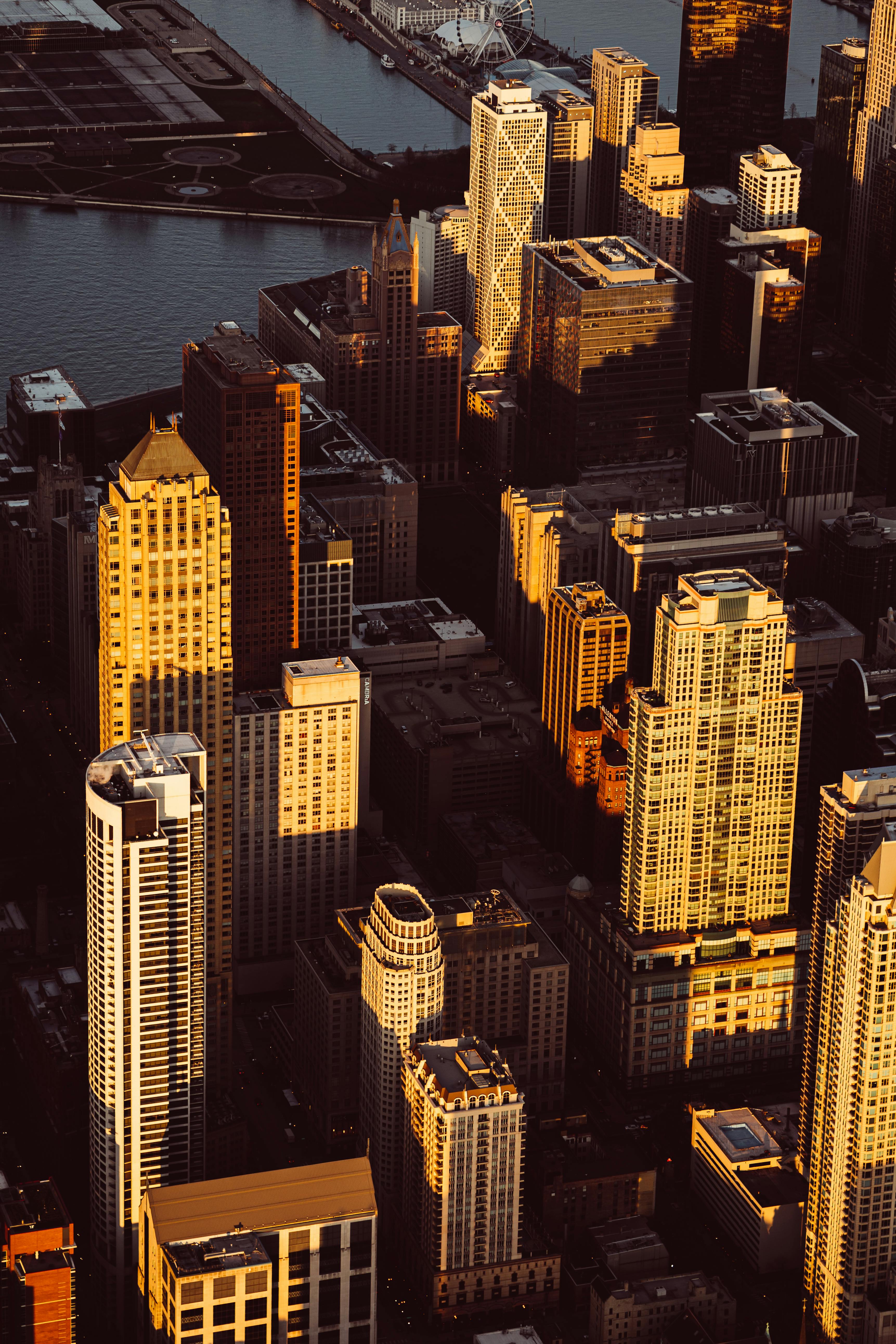 Aerial View of High-Rise Buildings · Free Stock Photo