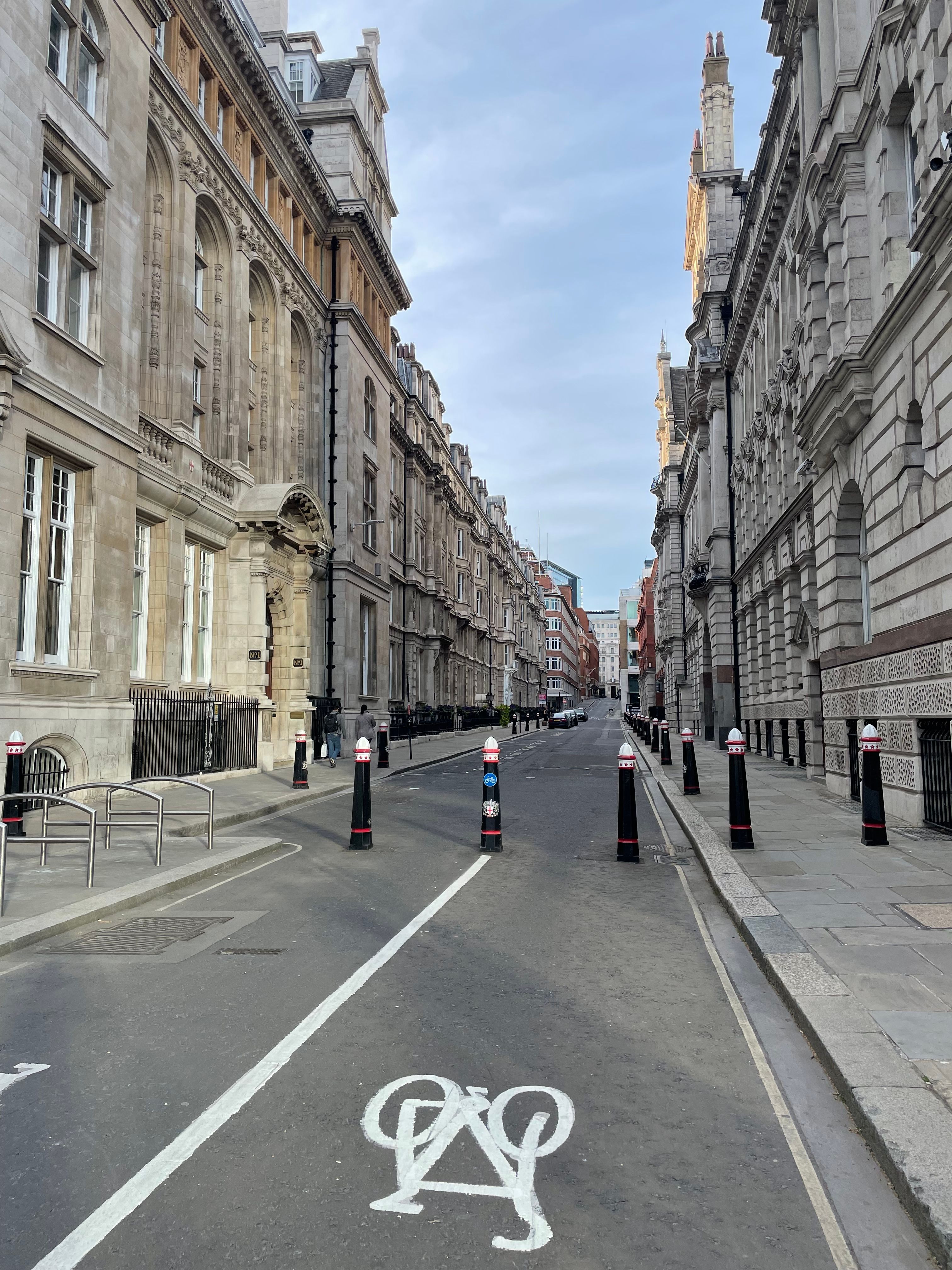 Street Closed with Bollards · Free Stock Photo
