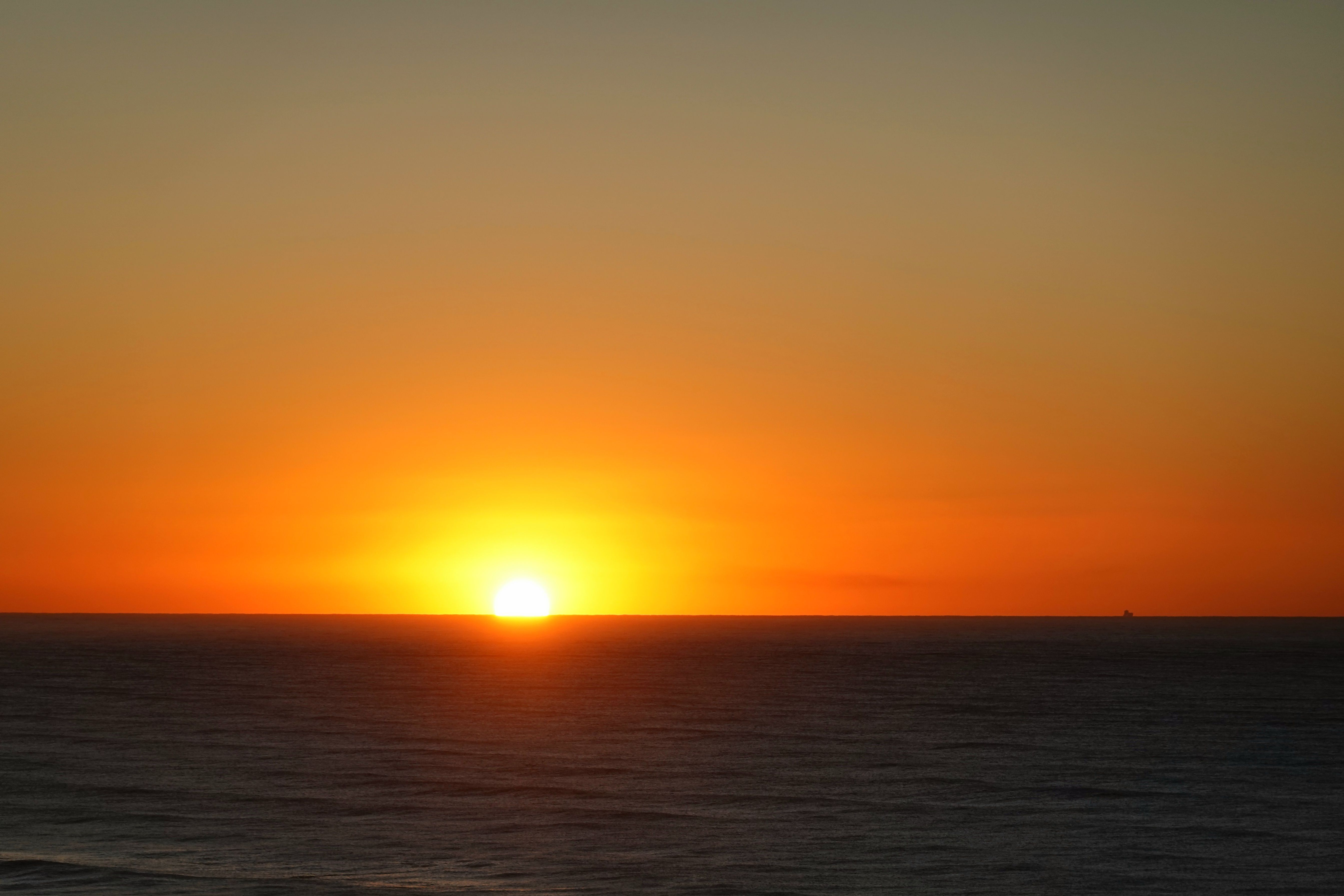 View of the Sunset over the Sea · Free Stock Photo