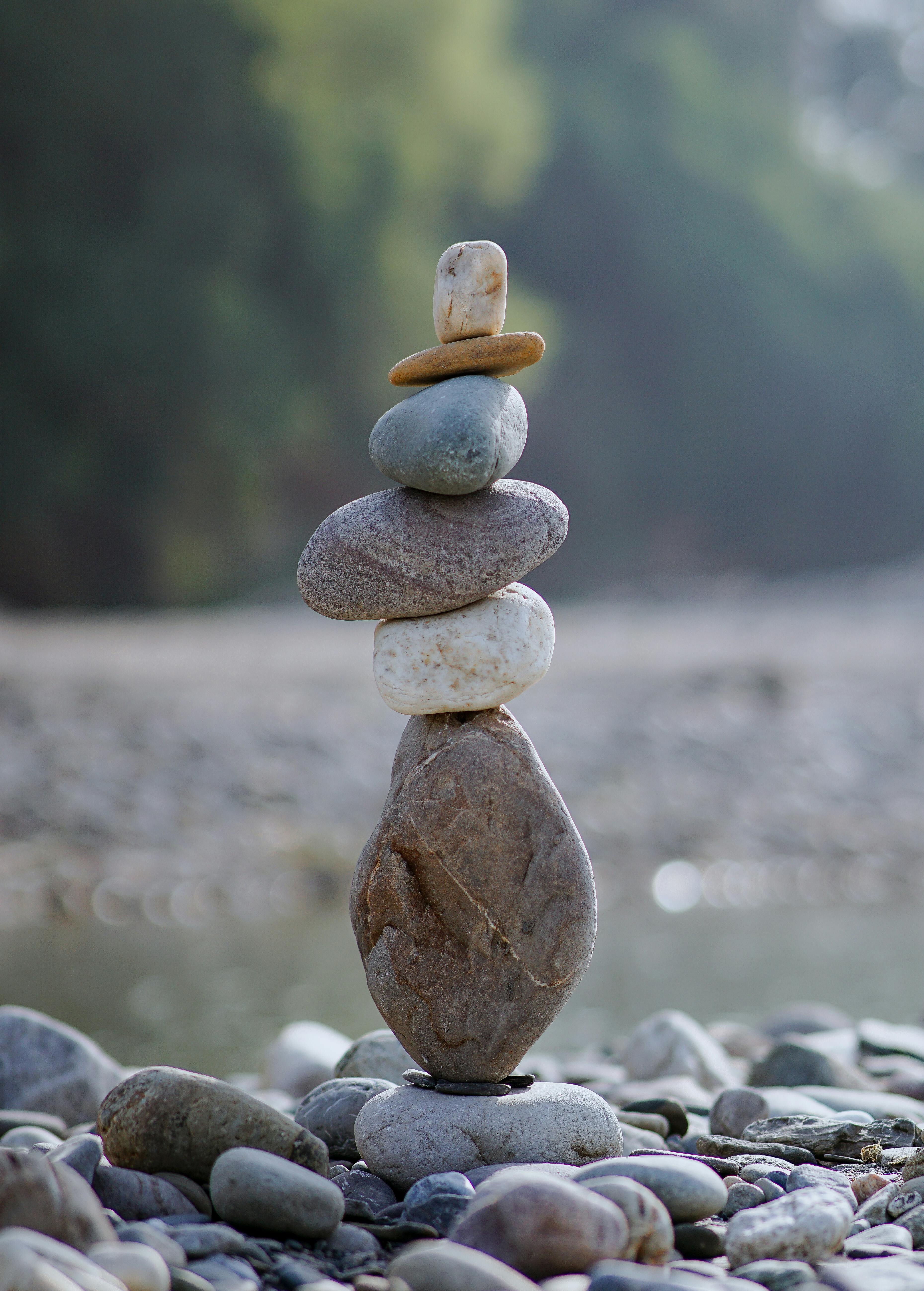 Closeup Photography of Stacked Stones · Free Stock Photo