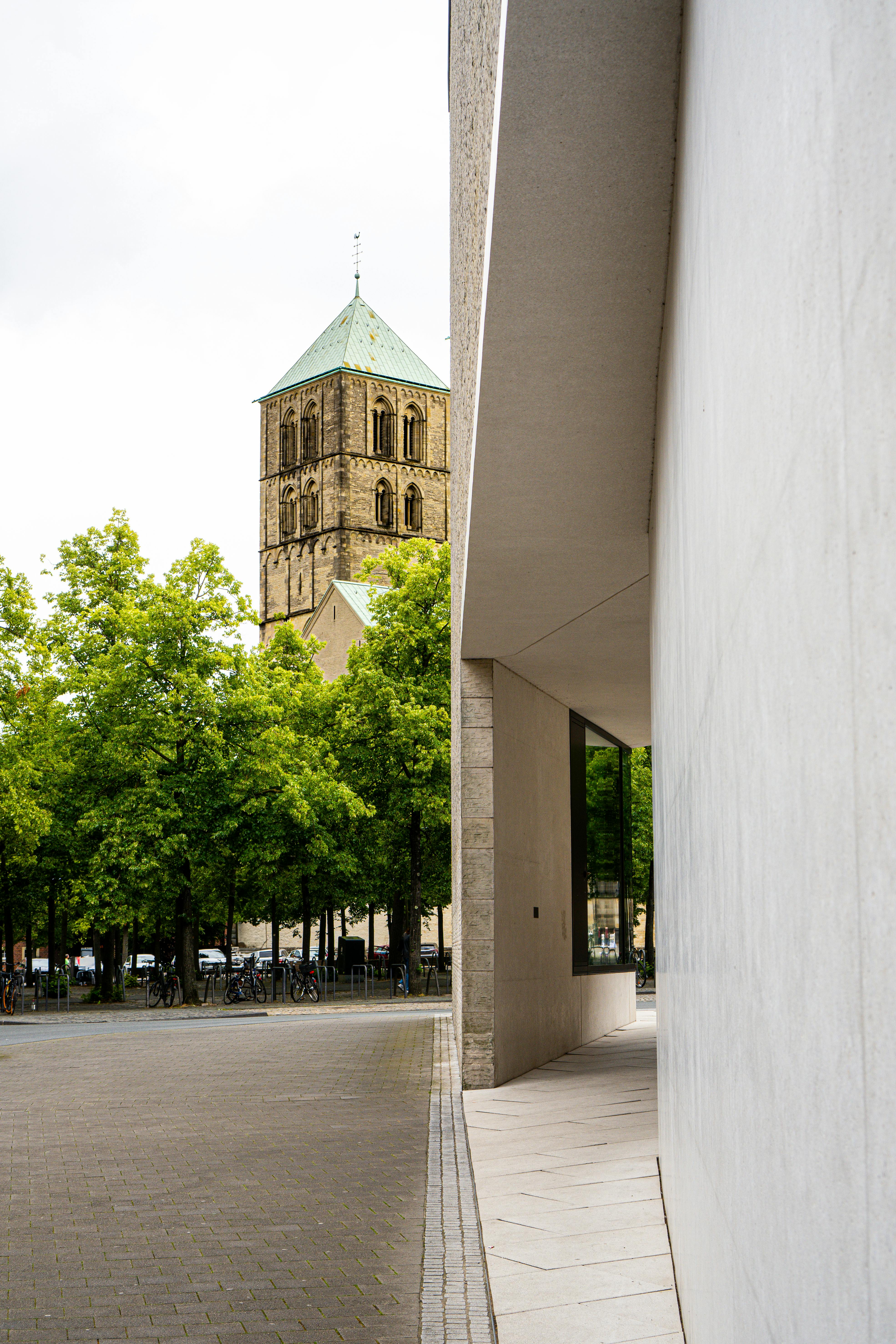Bell Tower of Munster Cathedral from the Westphalian State Museum of ...