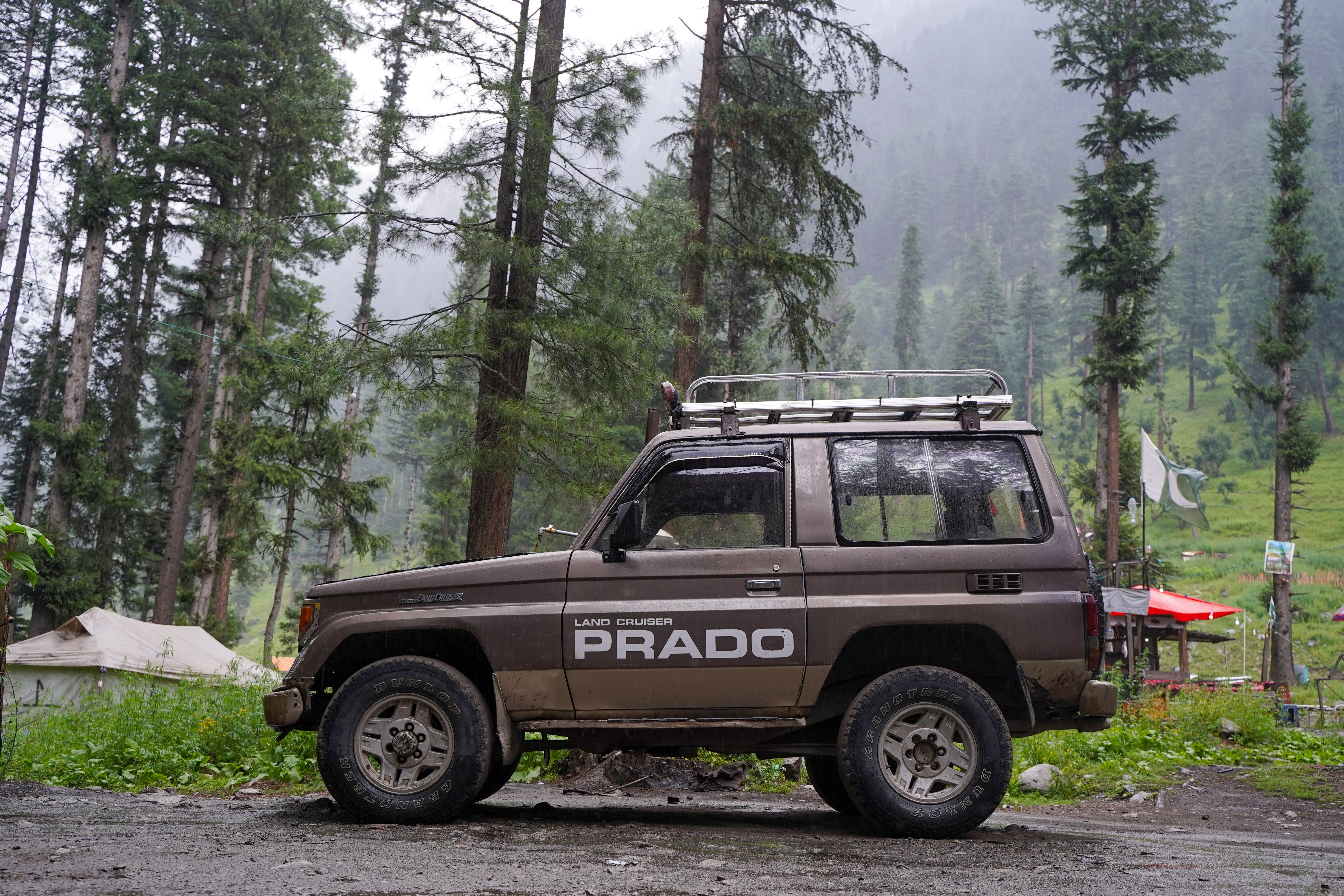 Toyota Land Cruiser Prado in Forest · Free Stock Photo