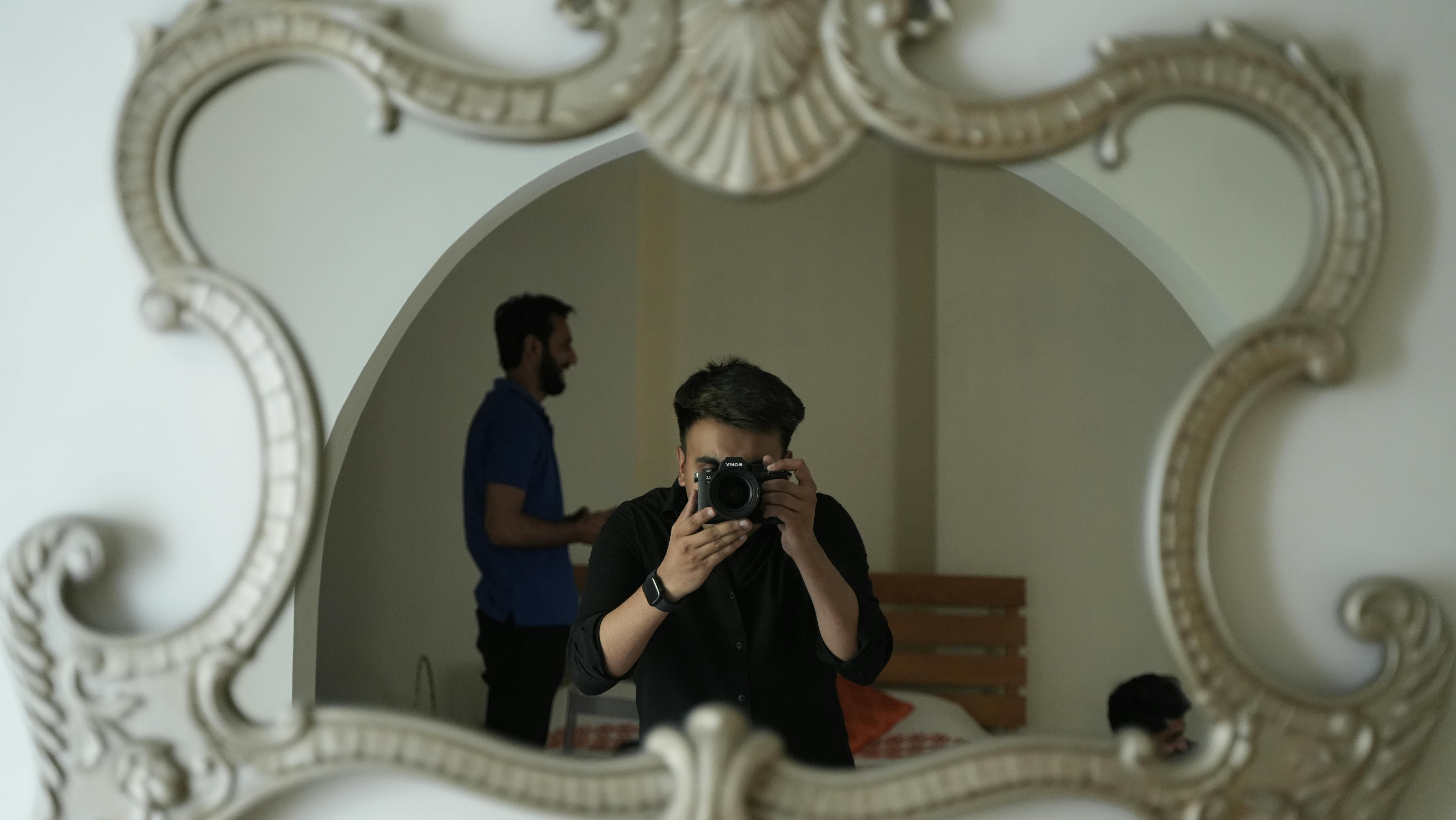 Mirror Reflection of Men · Free Stock Photo