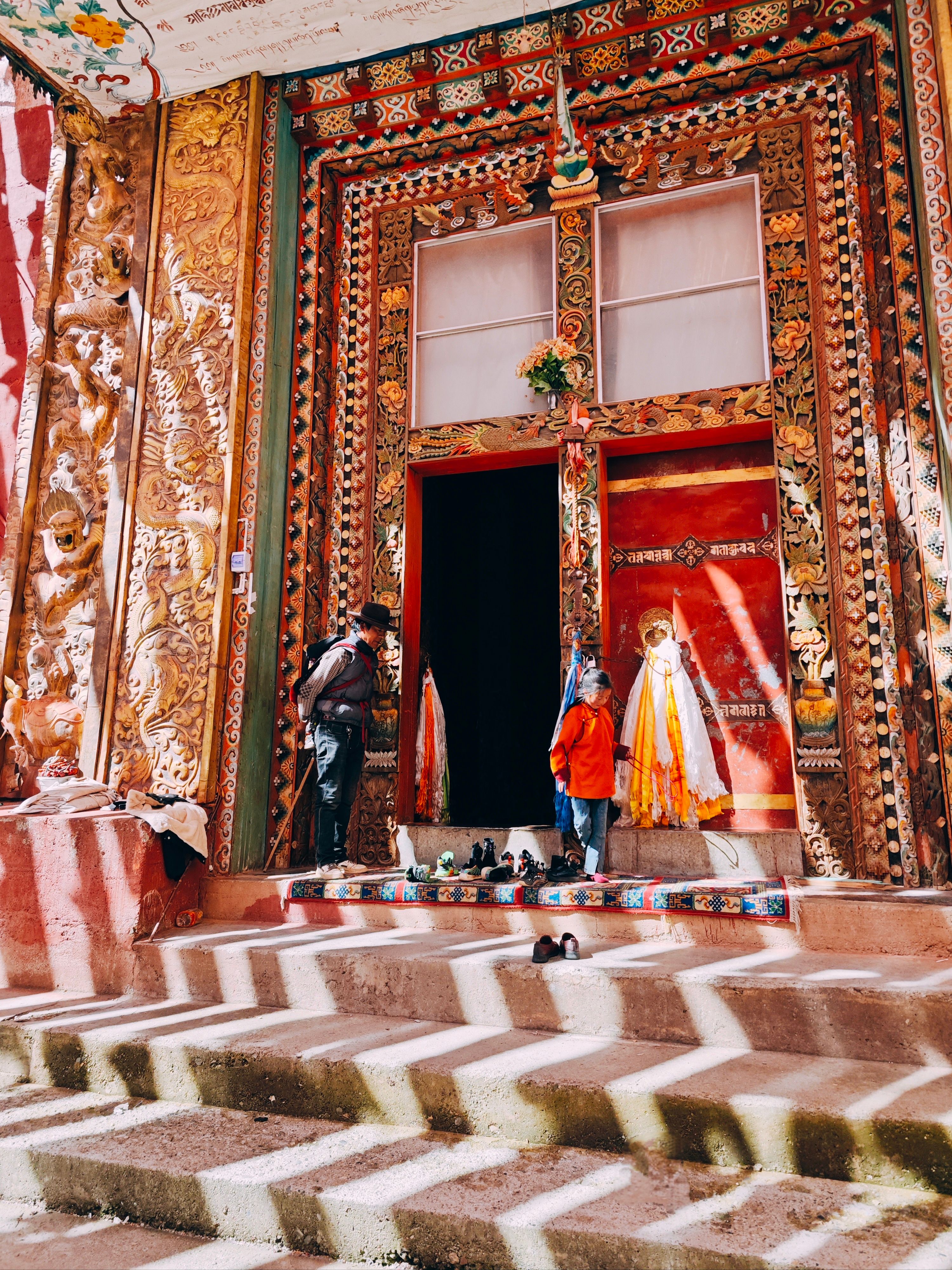 Entrance to a Temple · Free Stock Photo