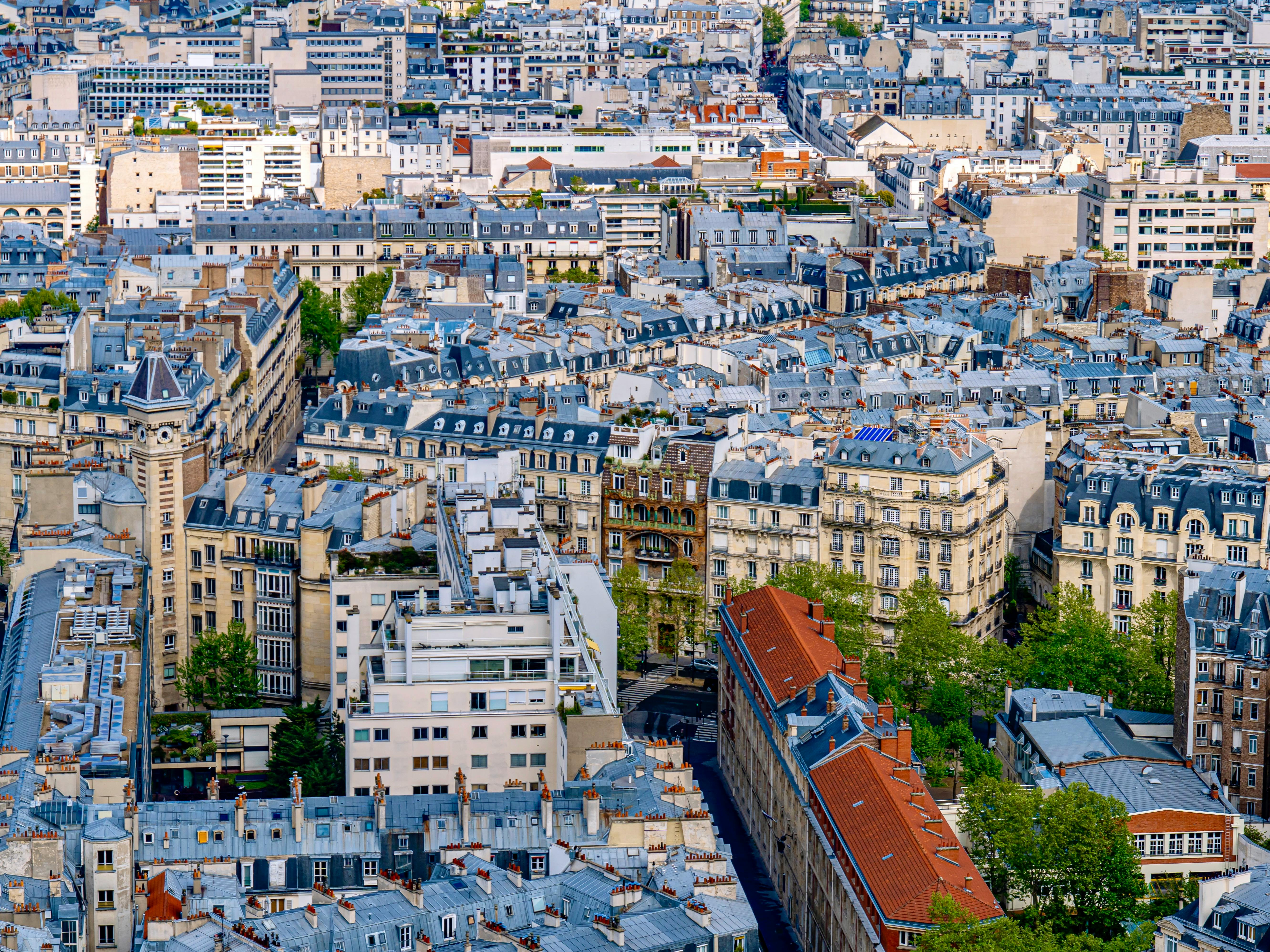 Rooftops of Buildings in Paris · Free Stock Photo