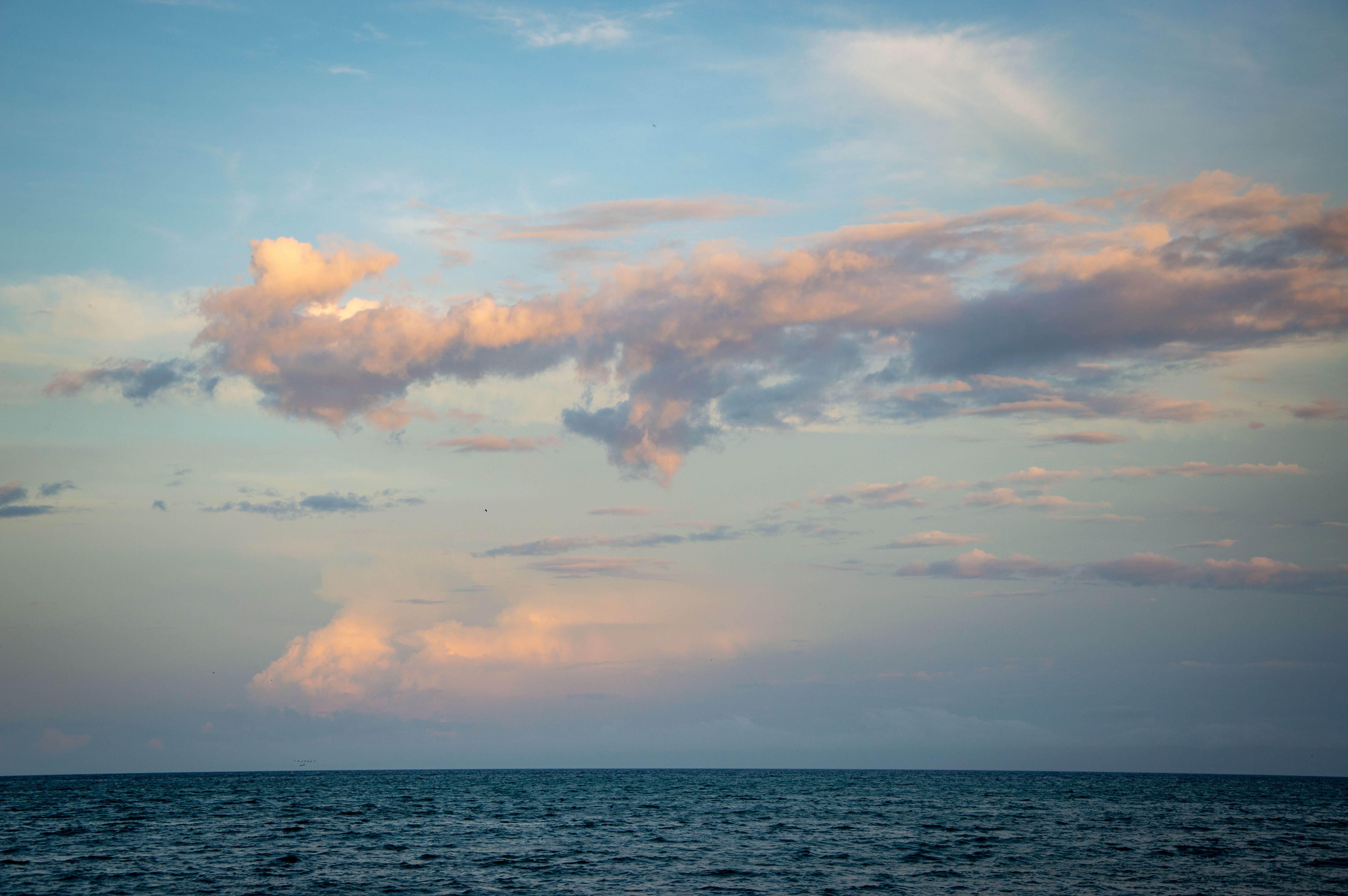 Sea under Clouds · Free Stock Photo