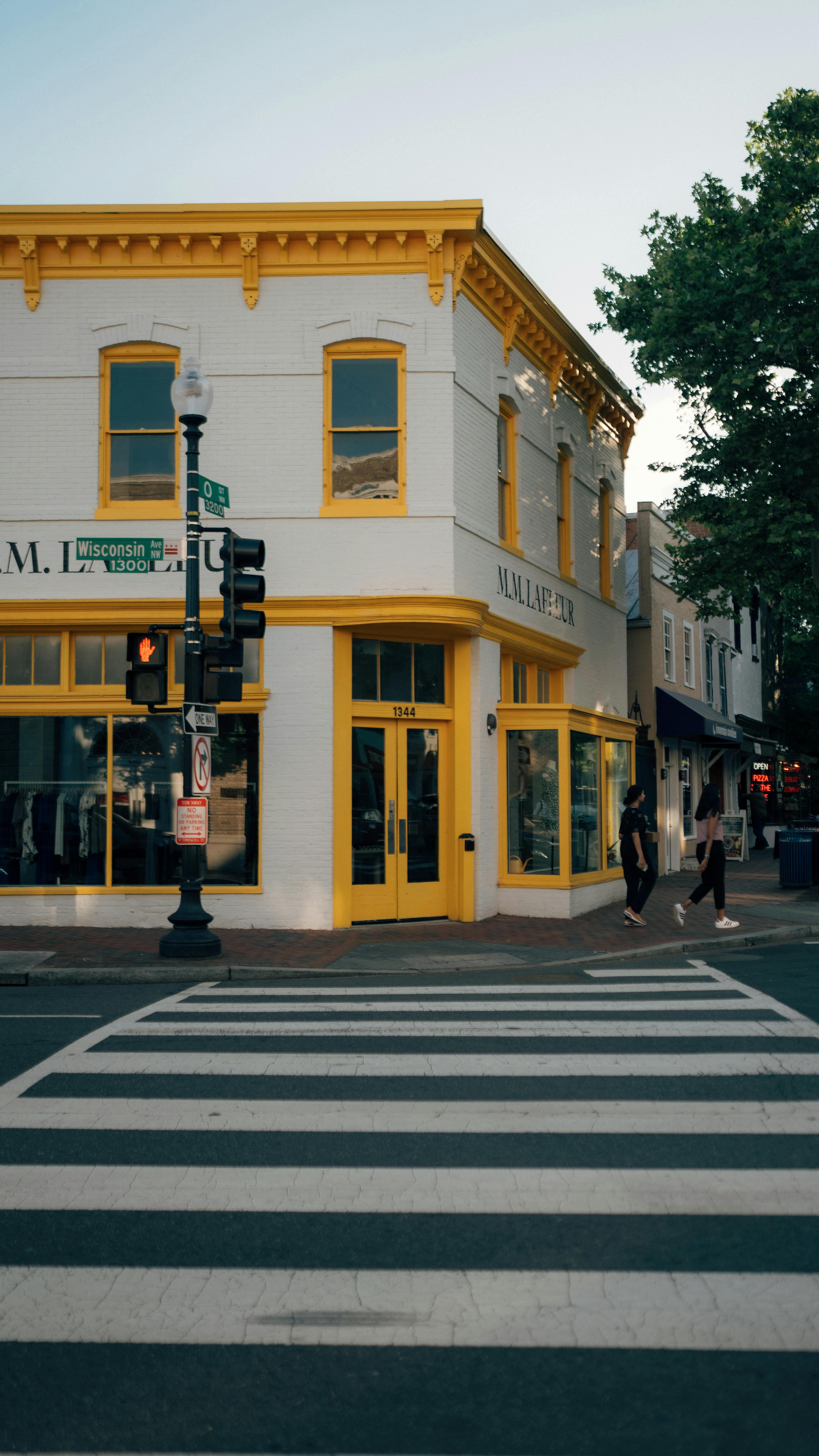 Photo of a Crosswalk and a Building in a City · Free Stock Photo