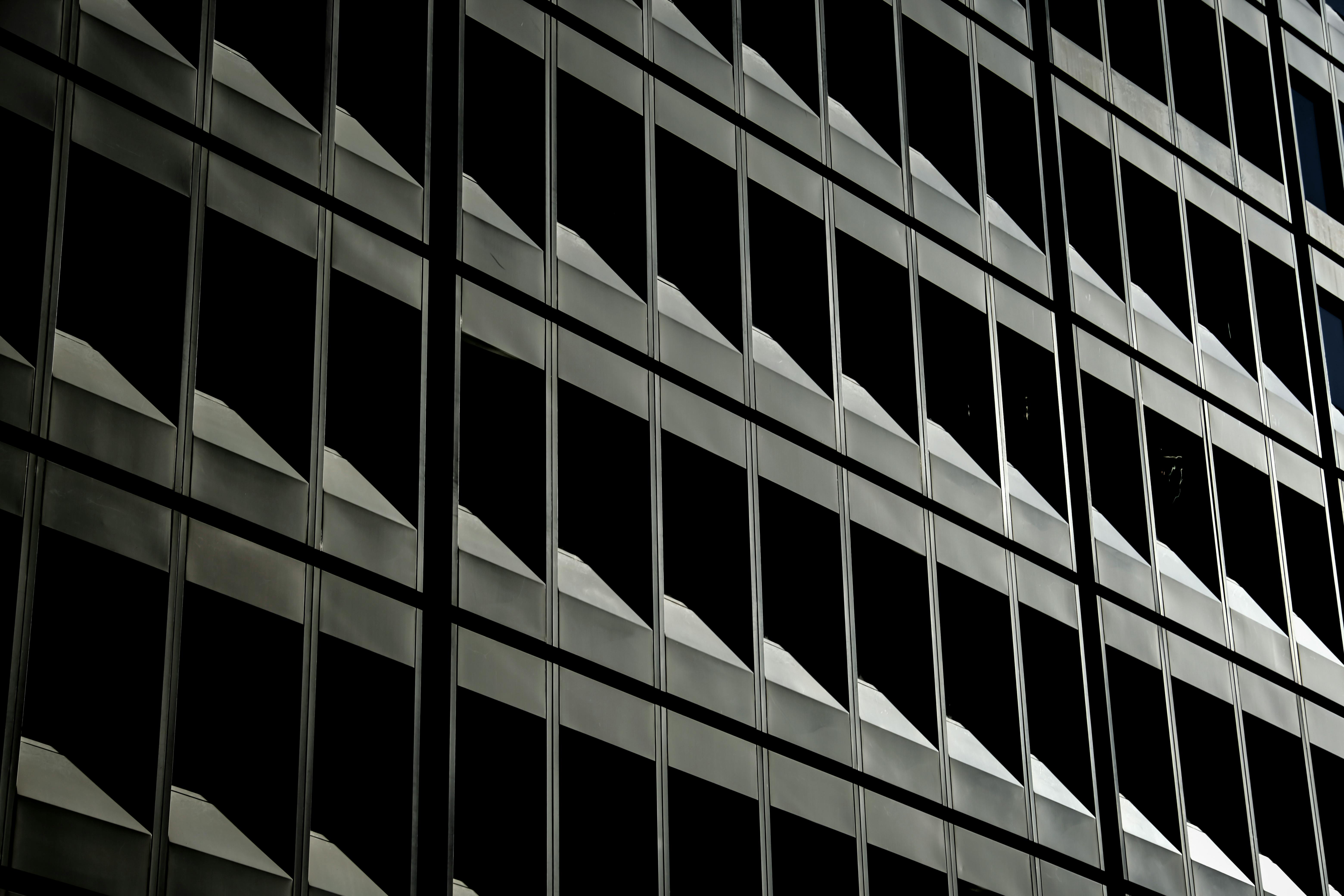 White and Black Checkered Building · Free Stock Photo