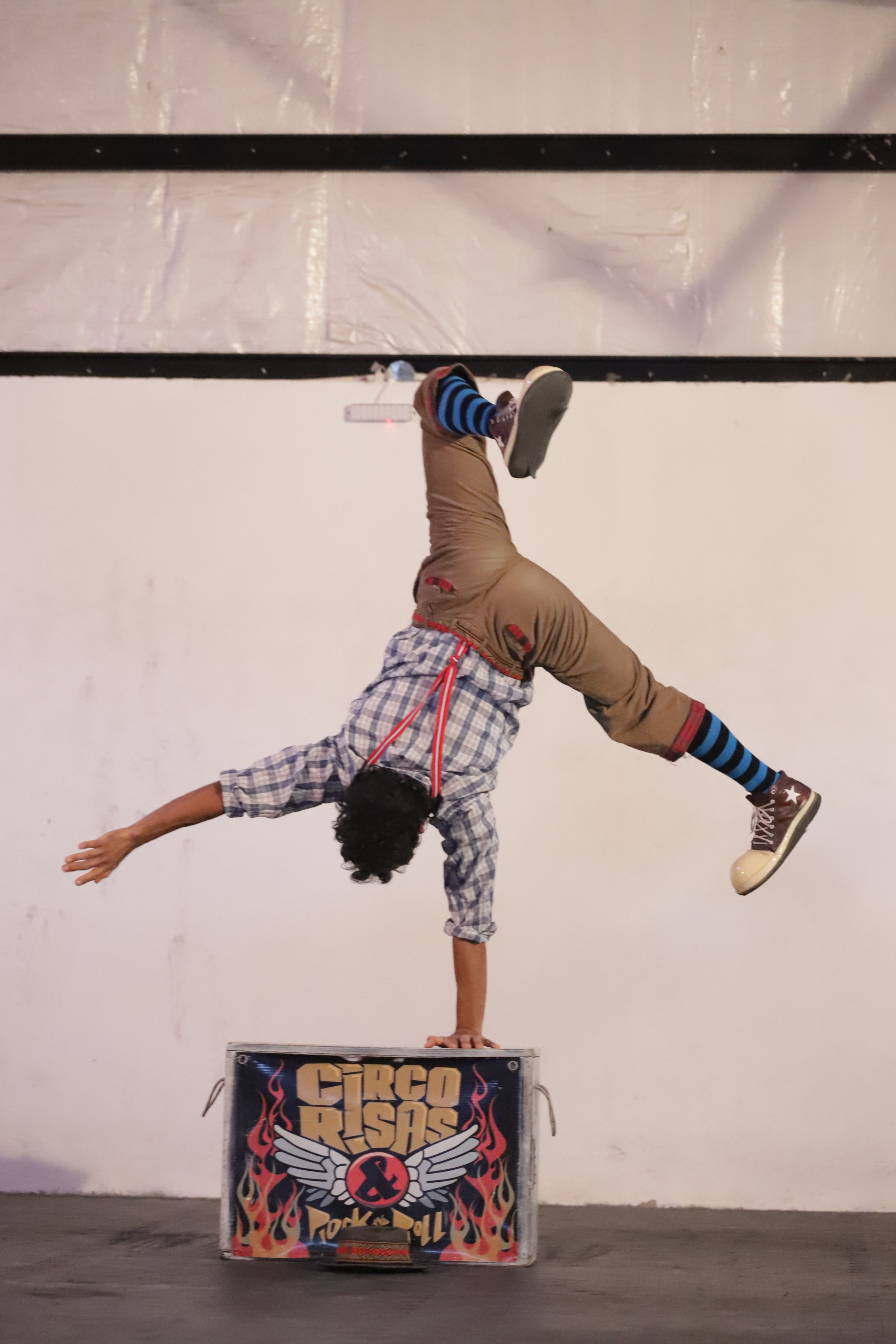 Man Doing Handstand in Circus · Free Stock Photo