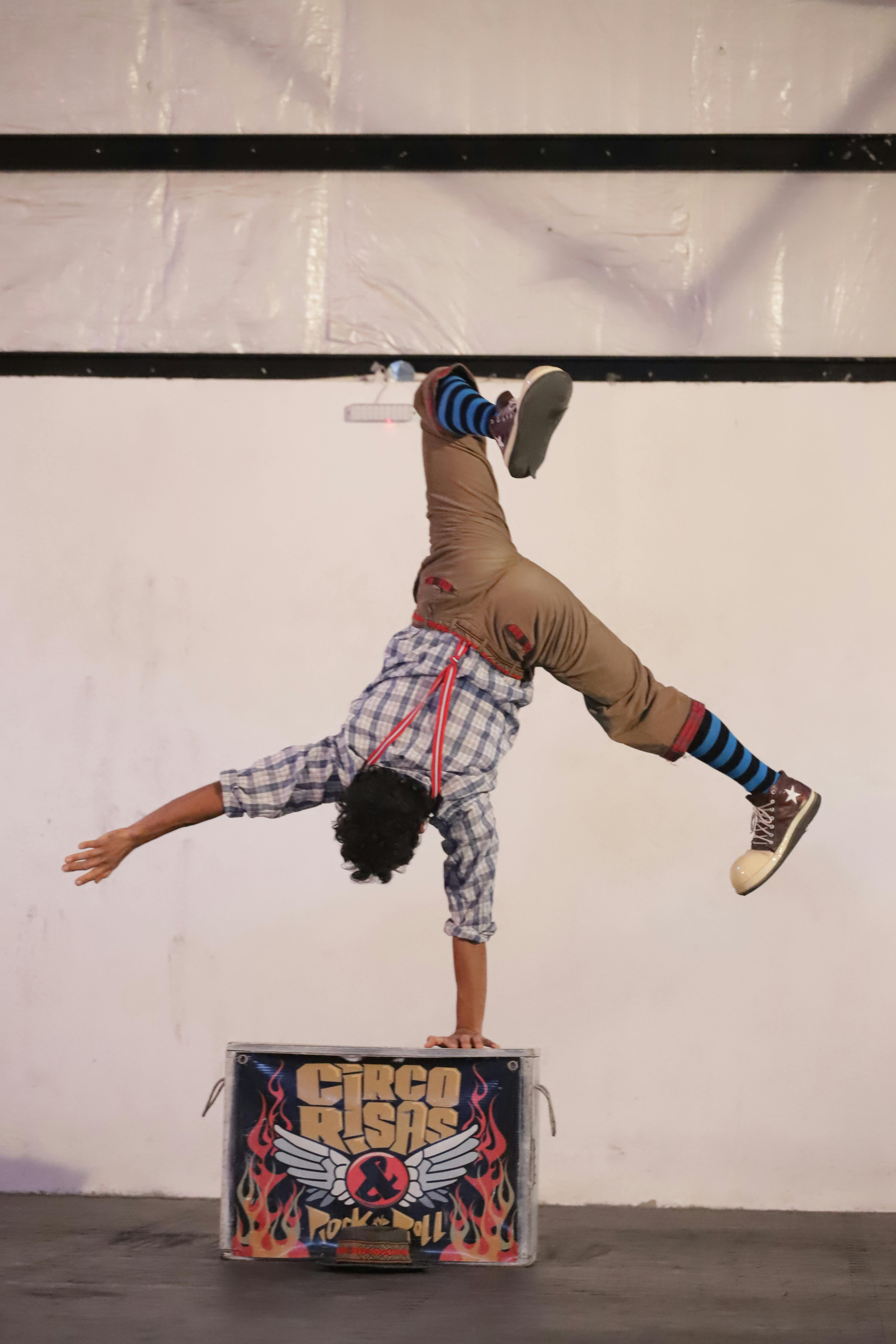 Man Doing Handstand in Circus · Free Stock Photo