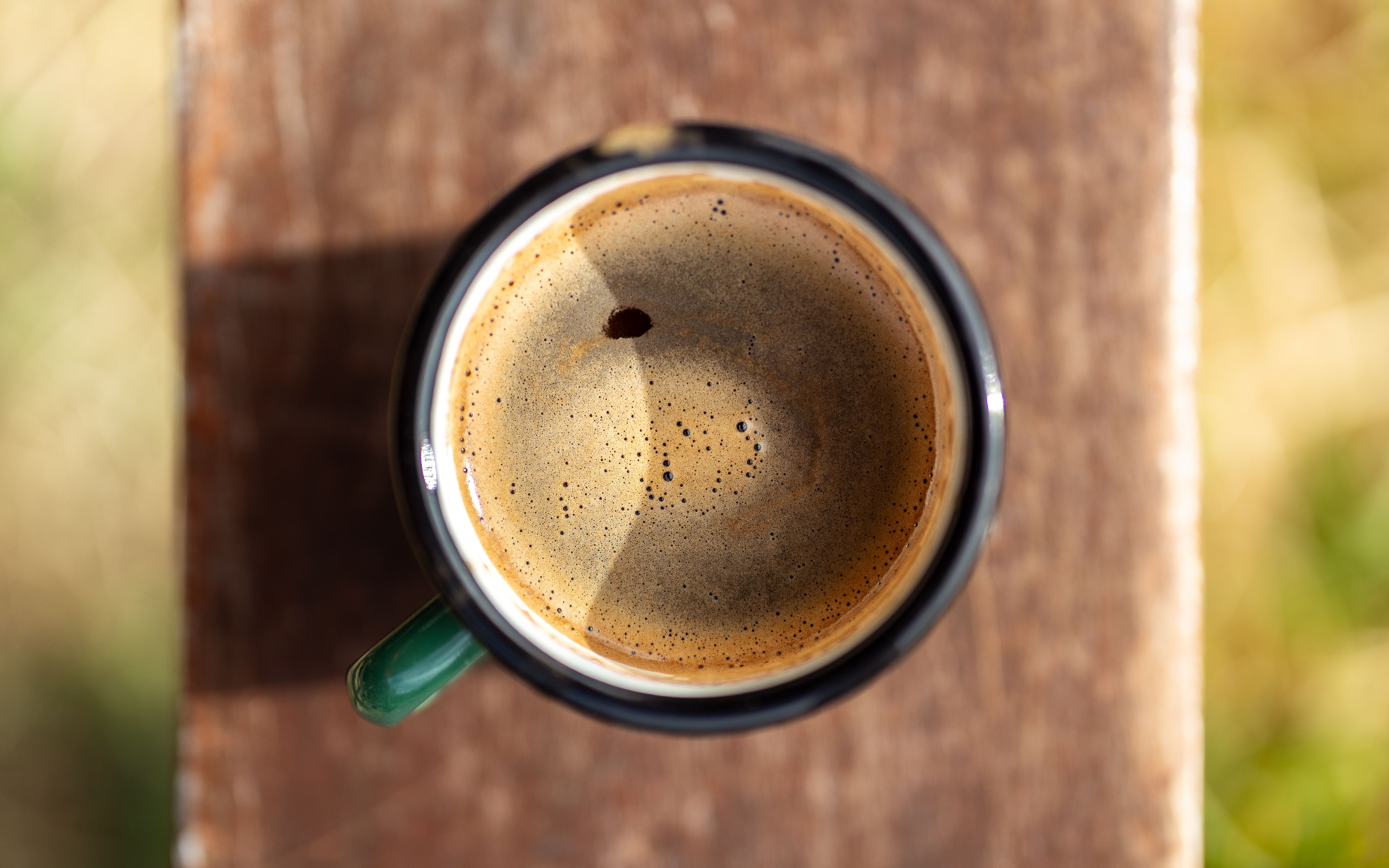 Top View of a Cup of Coffee · Free Stock Photo