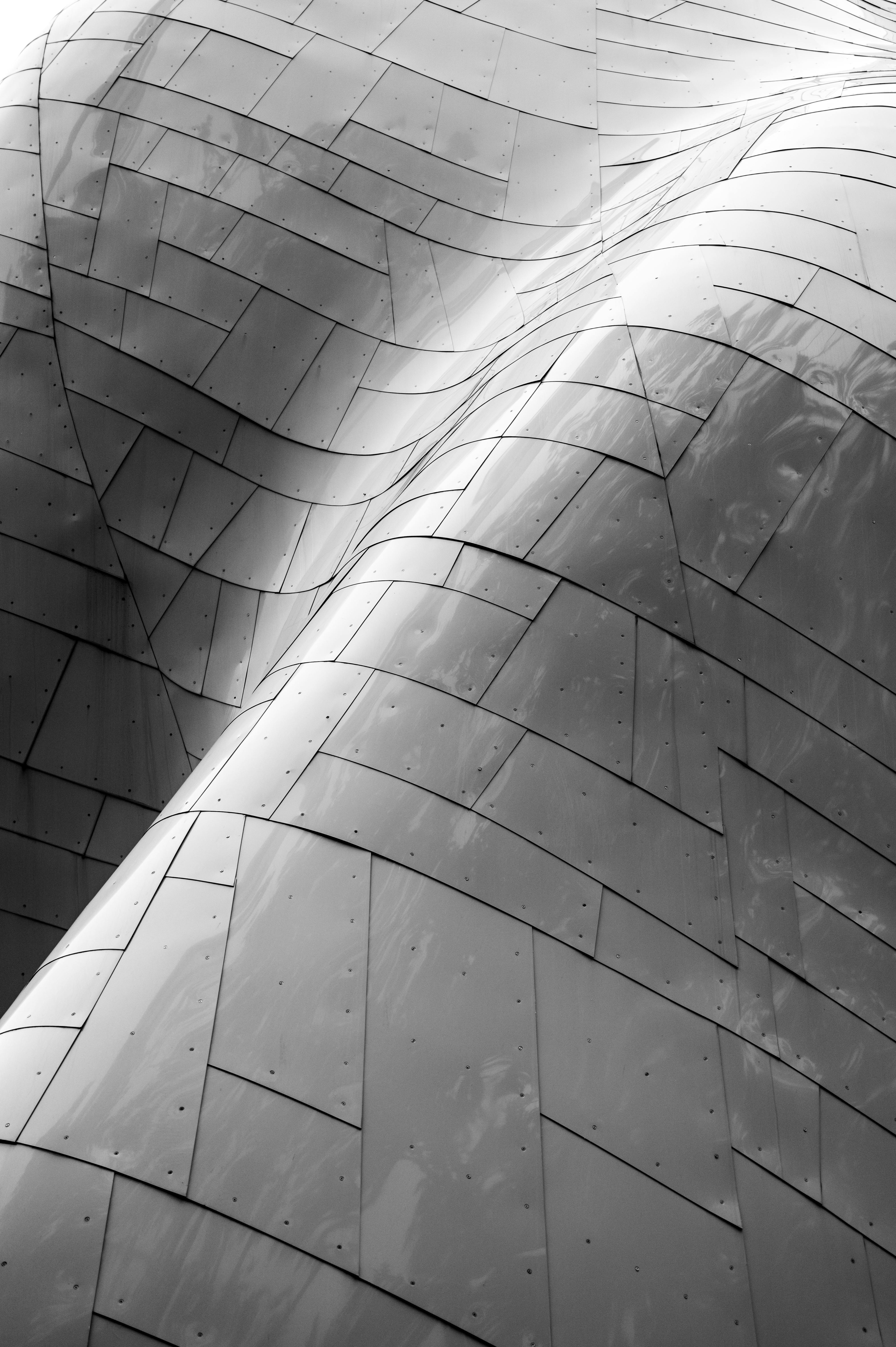 Metal, Oblique Building Wall · Free Stock Photo