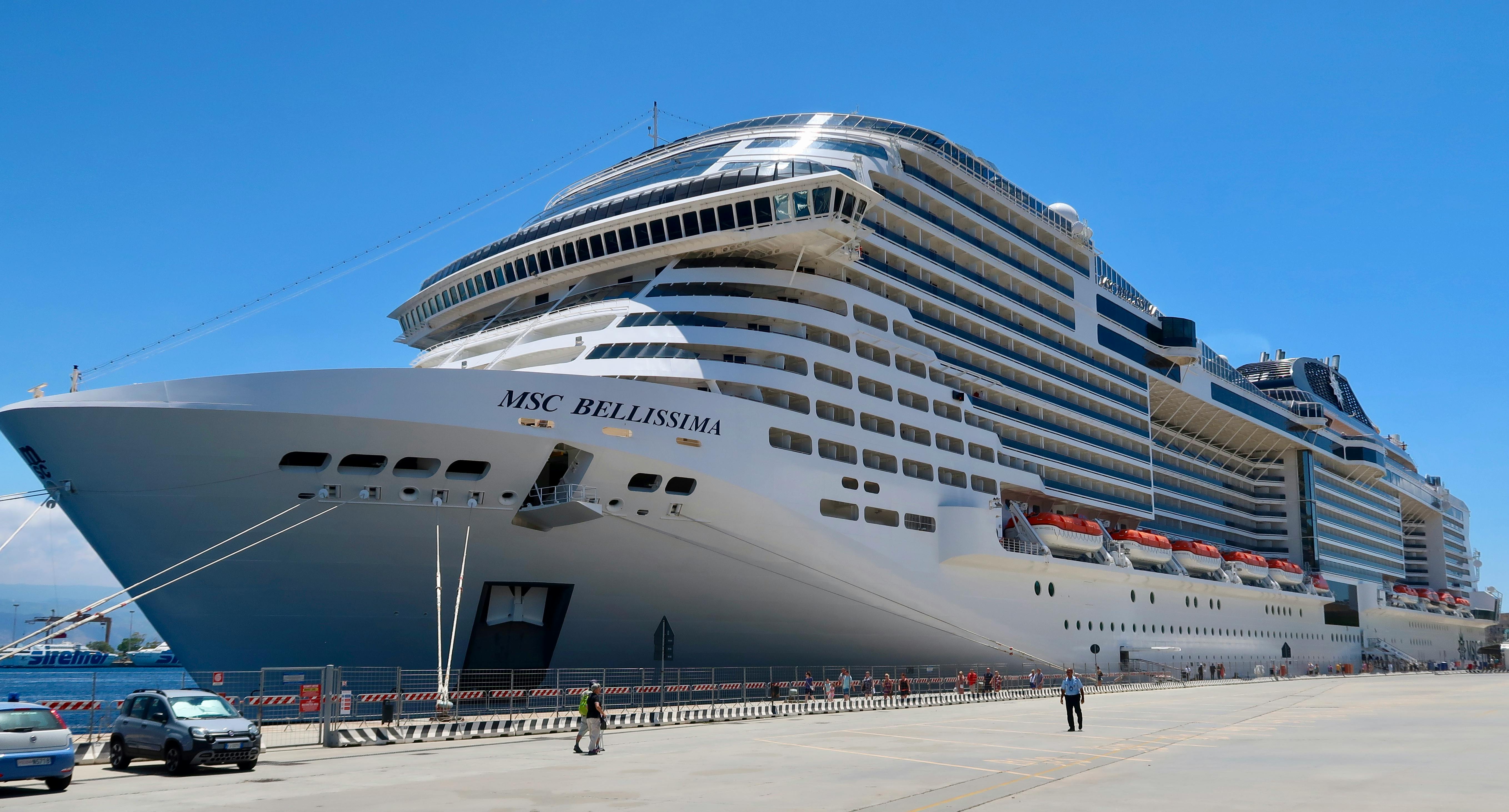 Free stock photo of MSC Bellissima