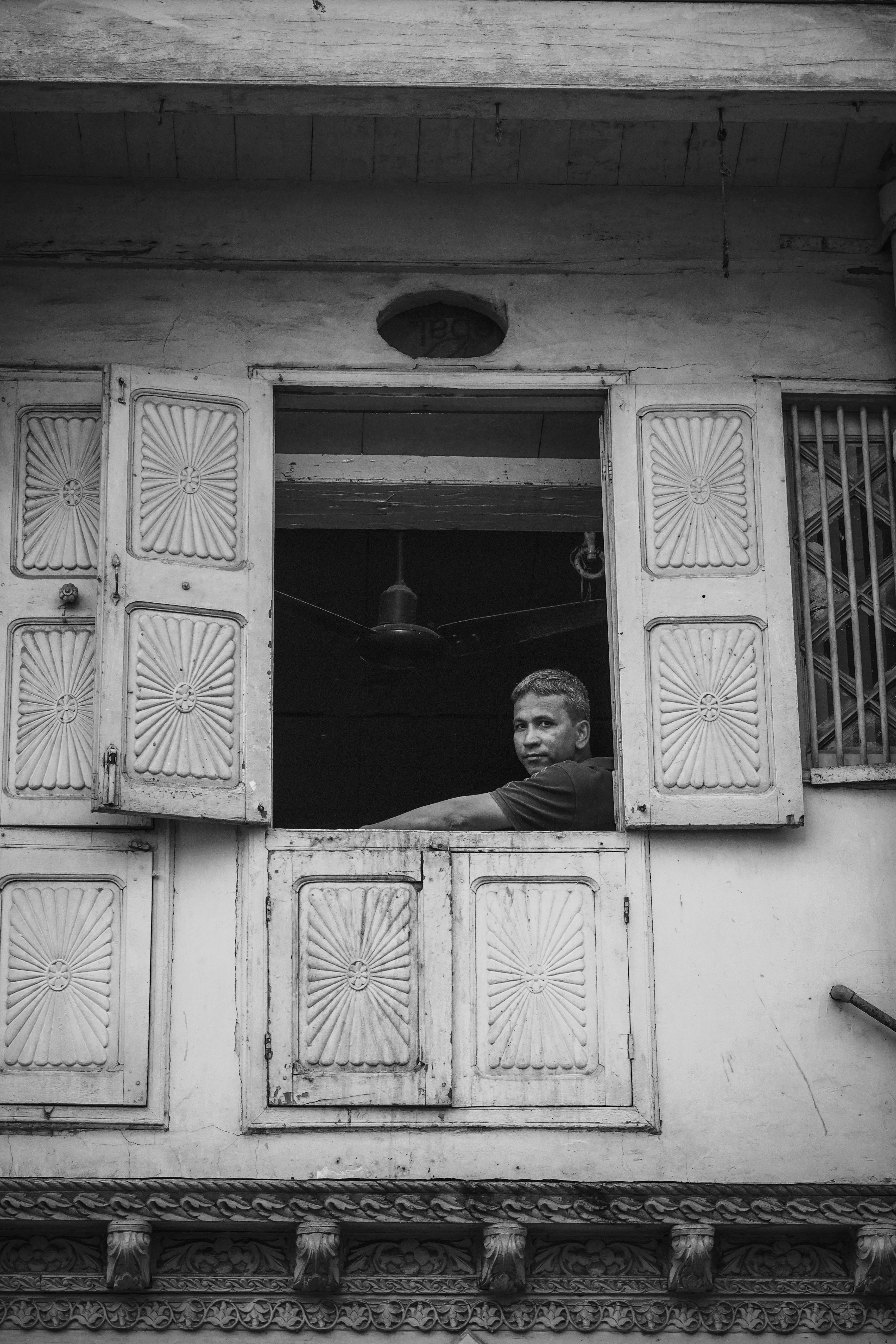 a man looking outside from the window 🪟 · Free Stock Photo