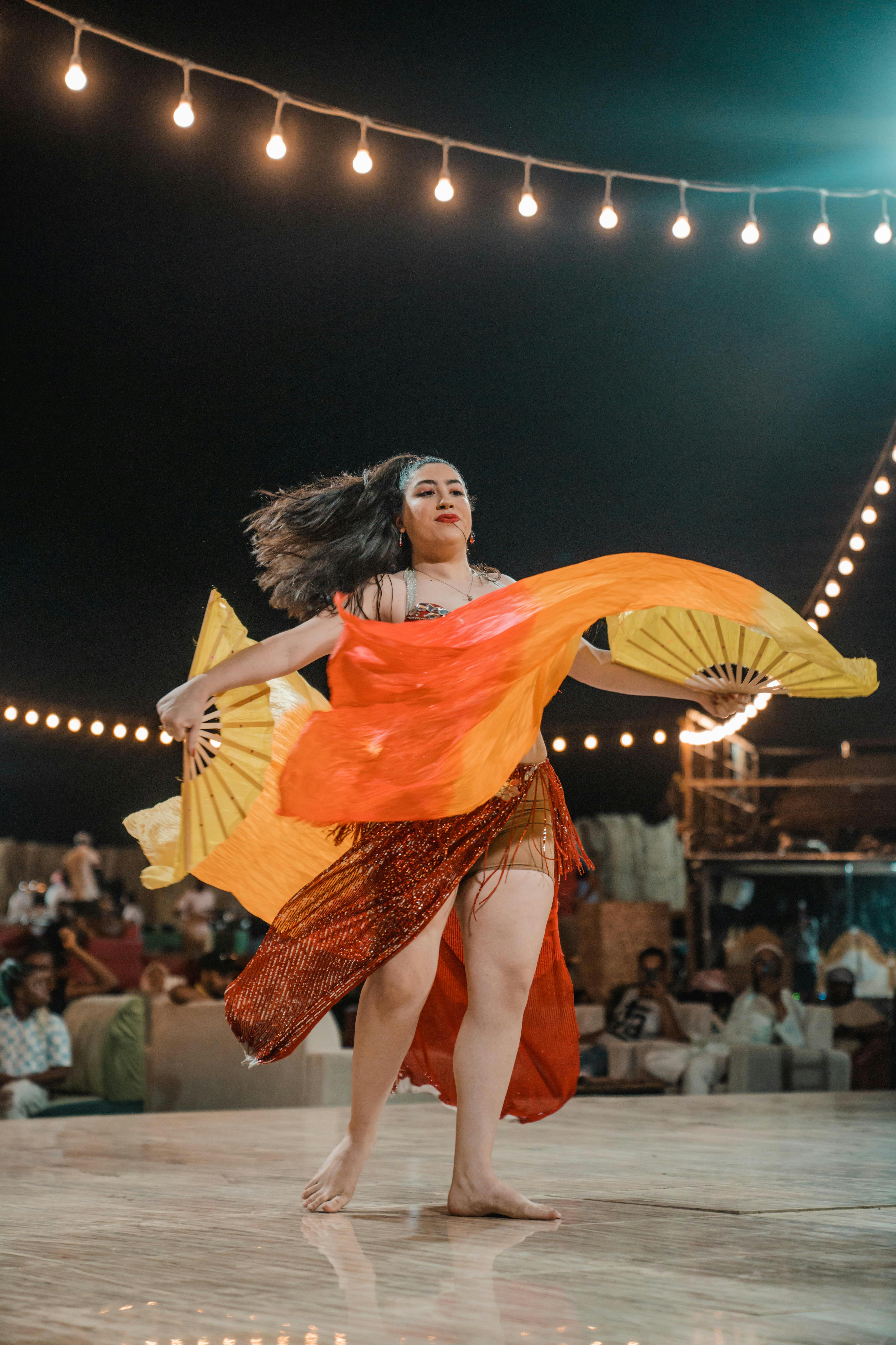 Dancer on Stage at Night · Free Stock Photo