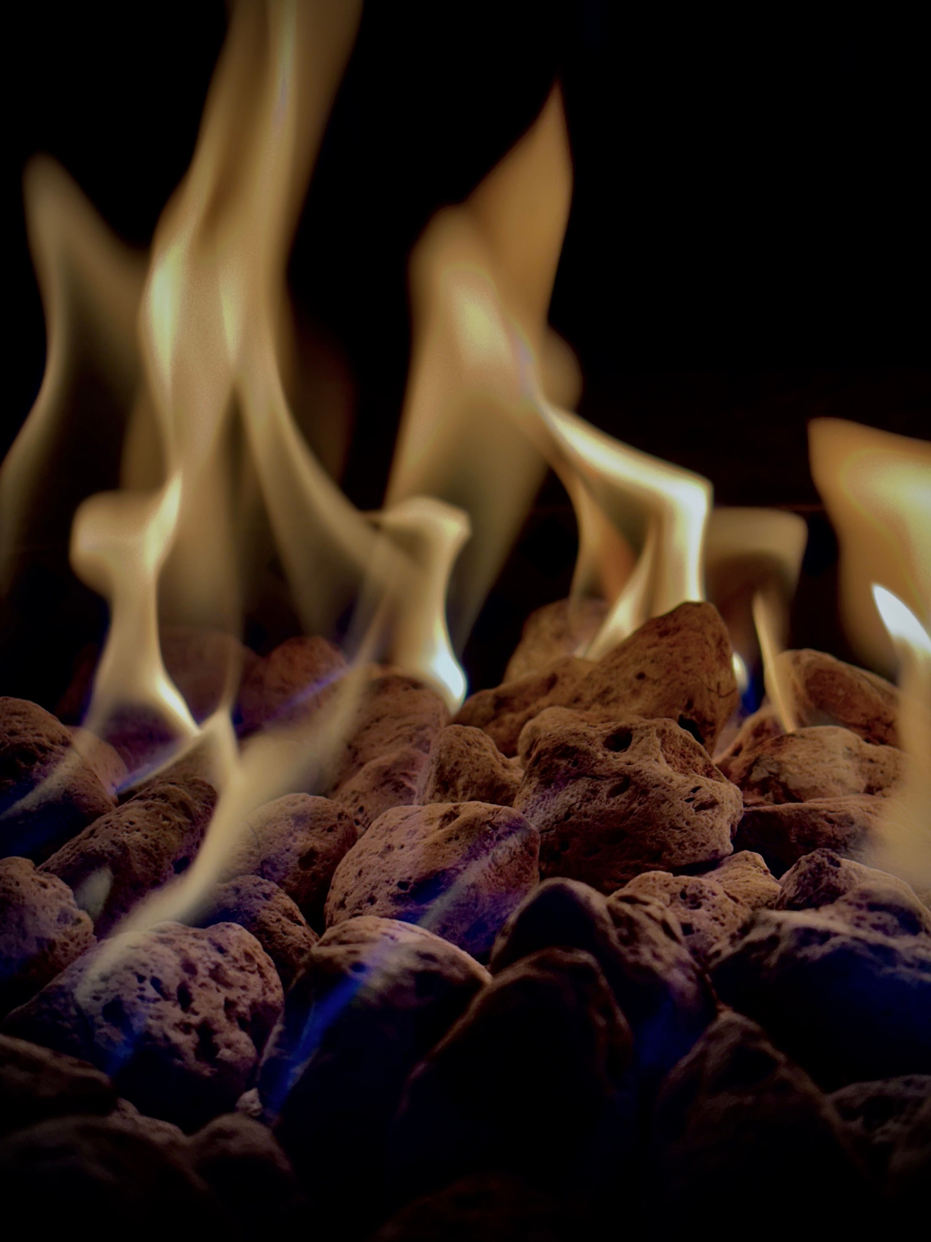 Flames of Burning Coal · Free Stock Photo