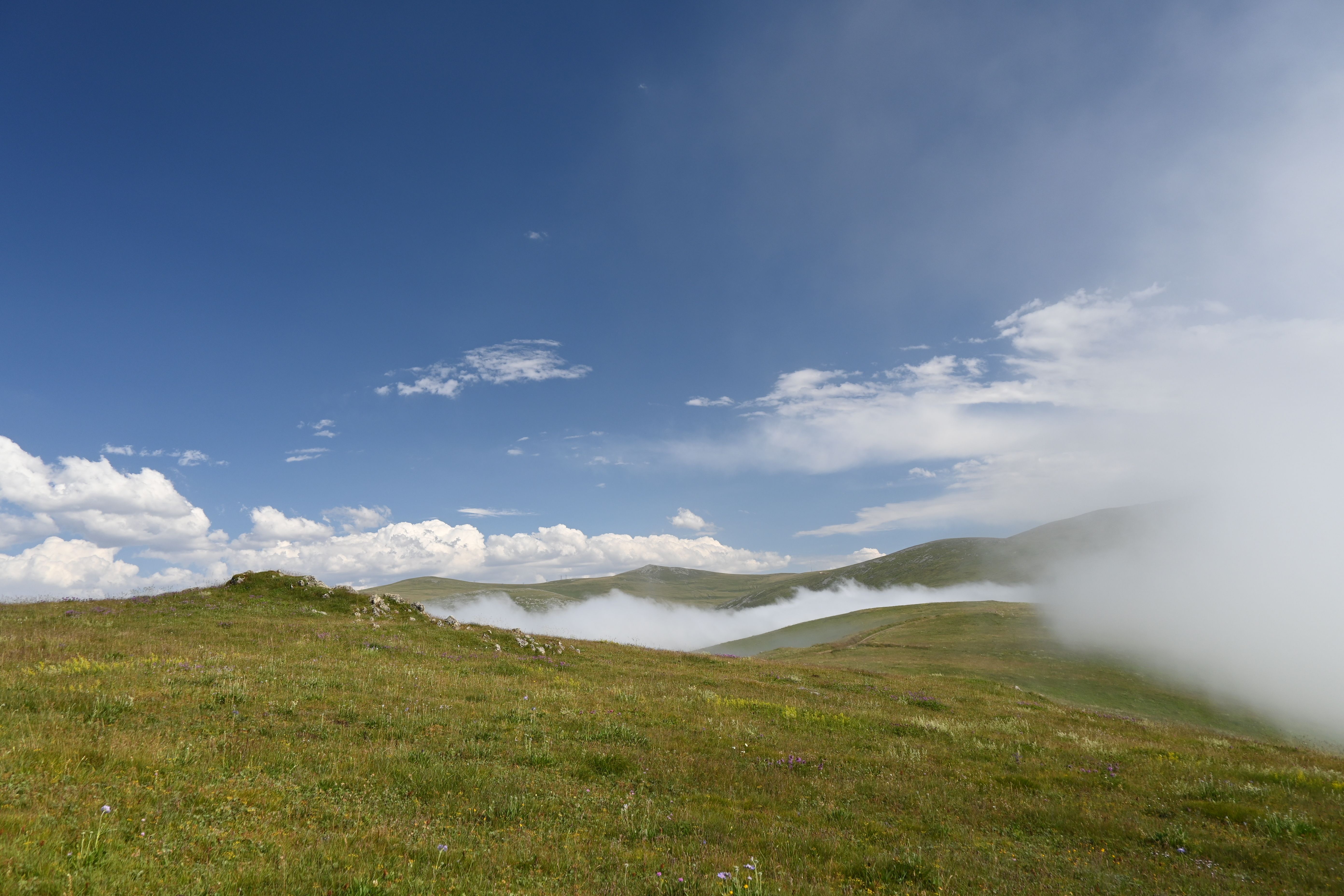 Foggy Landscape against the Sky · Free Stock Photo