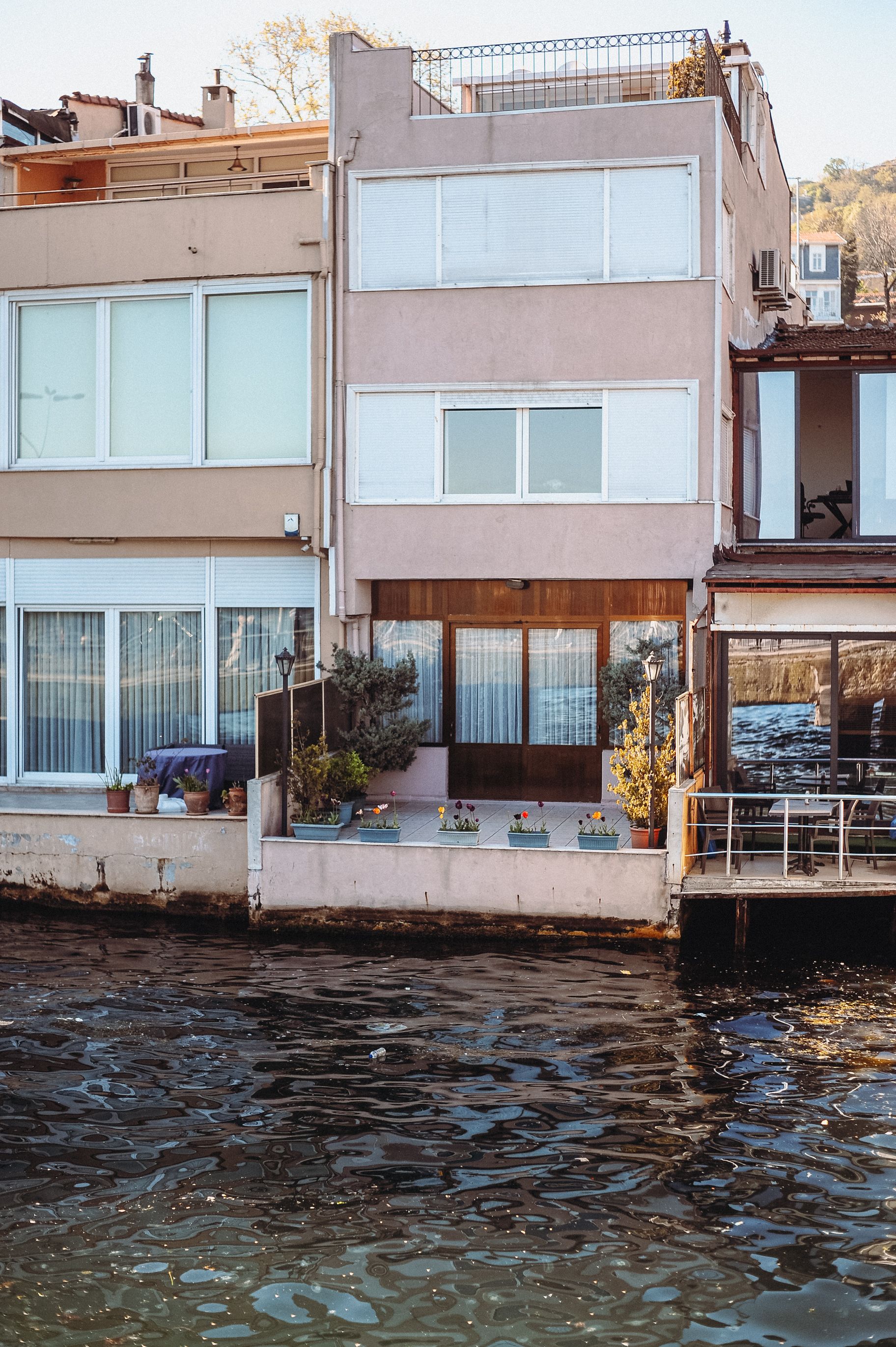 Facades of Waterfront Buildings · Free Stock Photo