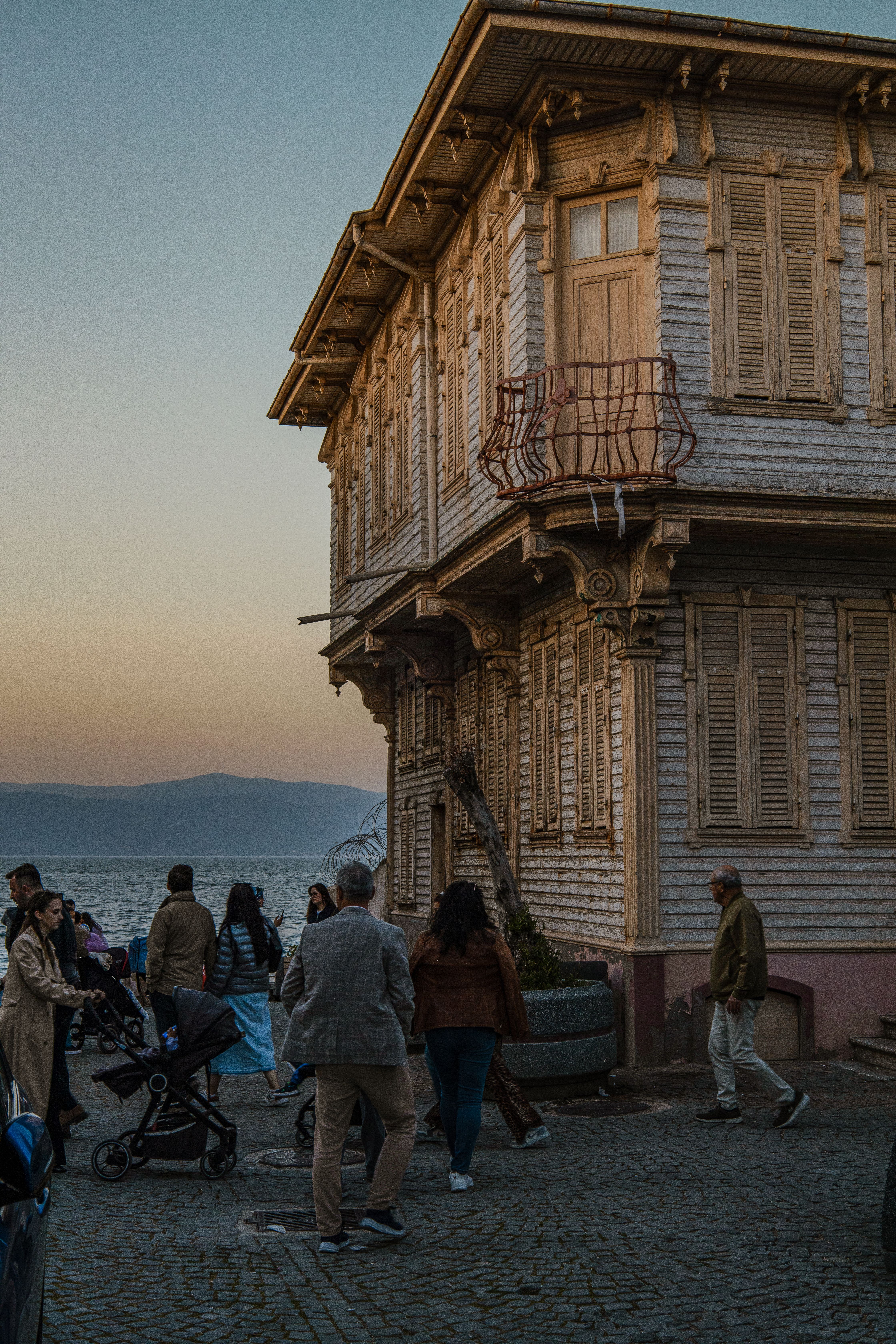 People Walking on Street in Town on Sea Coast in Turkey · Free Stock Photo