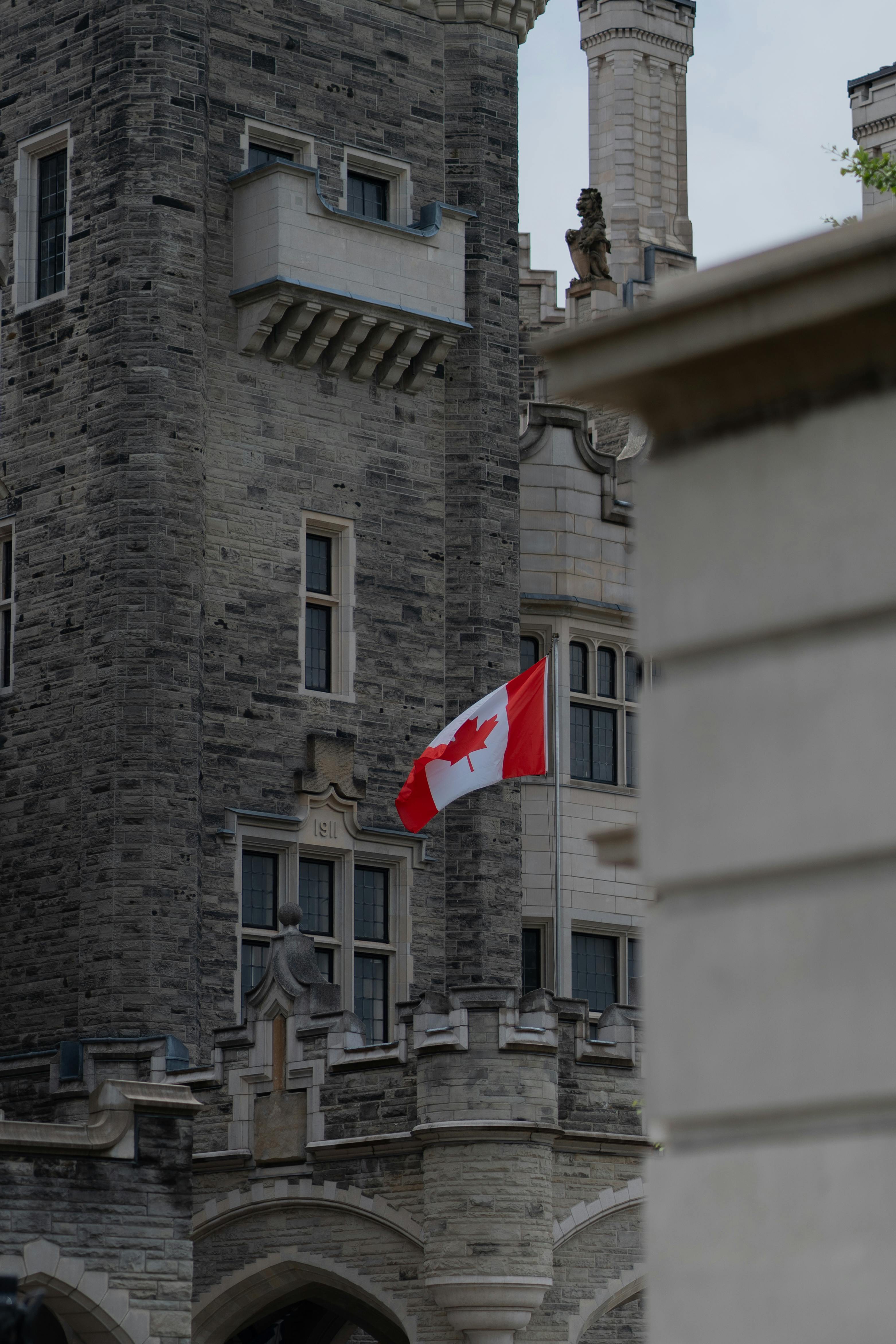 Flag on a Castle · Free Stock Photo